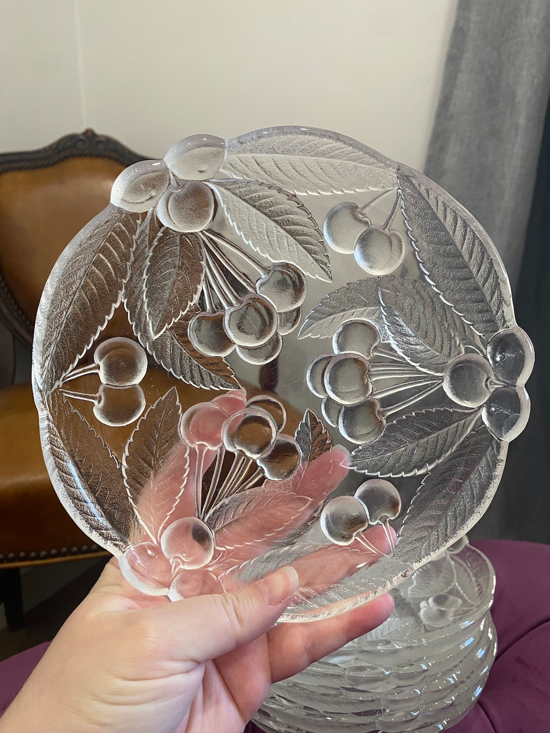 Set of 6 Vintage Japanese Cherry Plates - Etsy