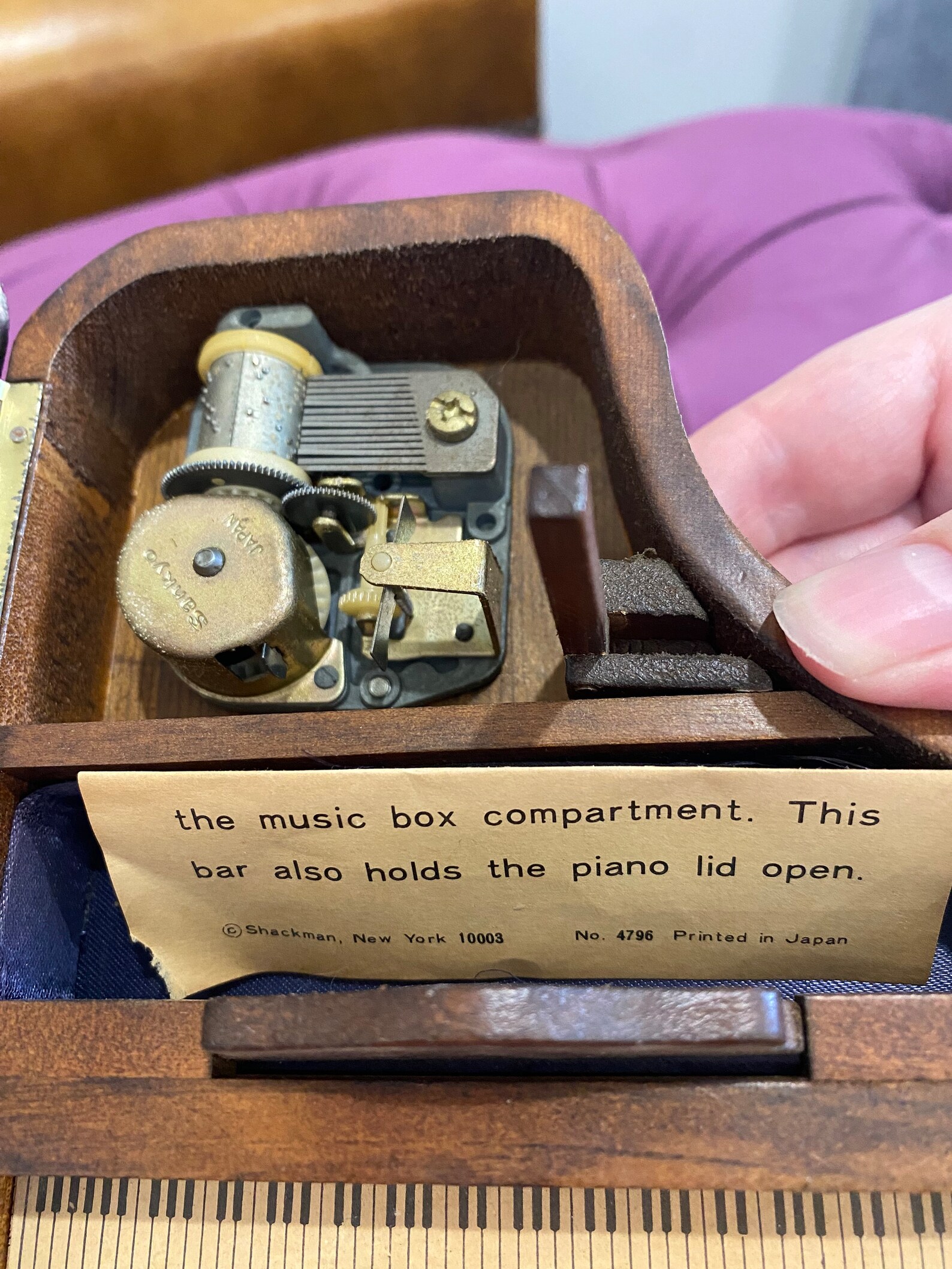 Vintage Baby Grand Piano Music Box - Etsy