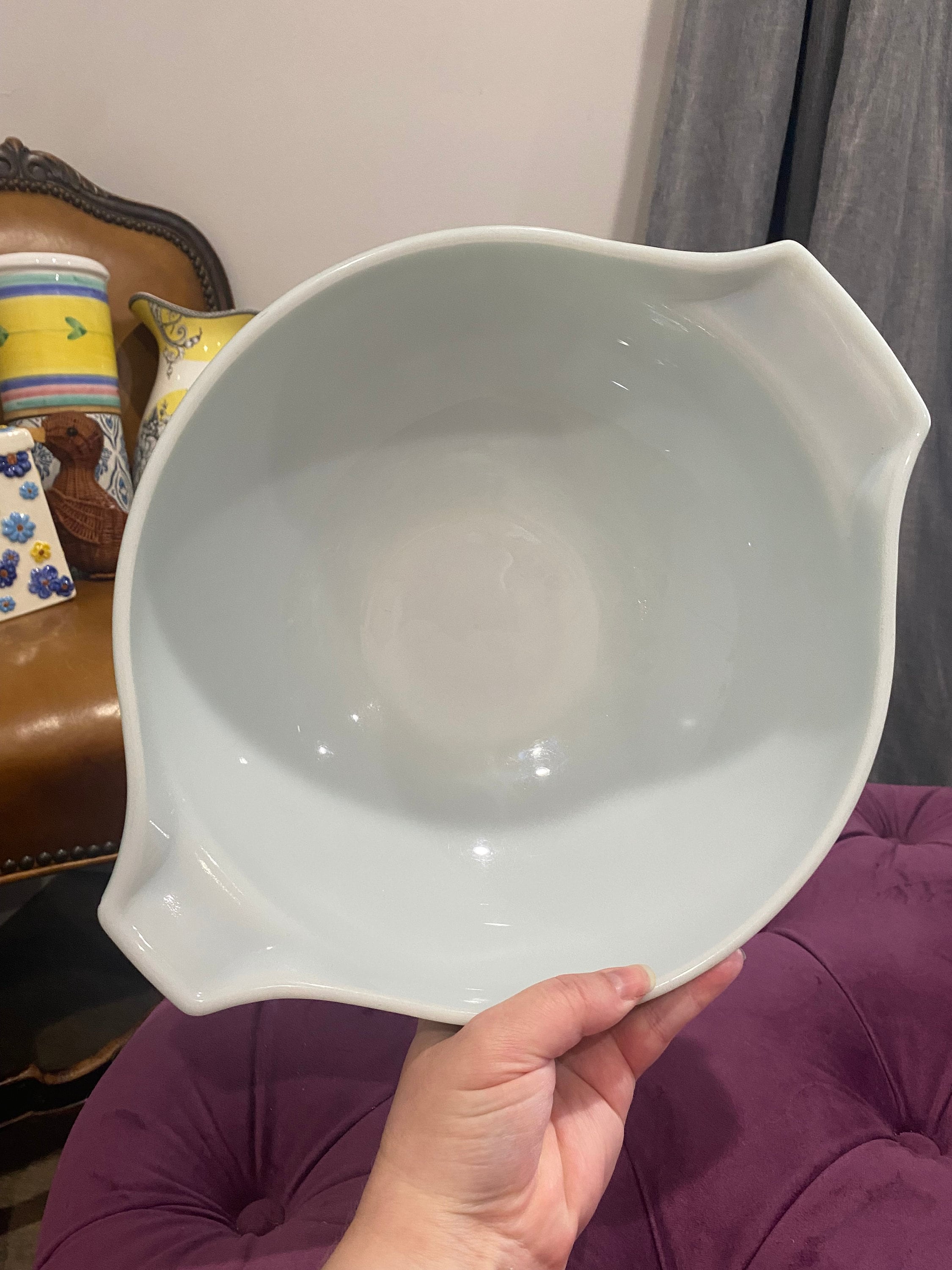 1960’s Teal PYREX Fruit Salad Pattern Bowl - Etsy