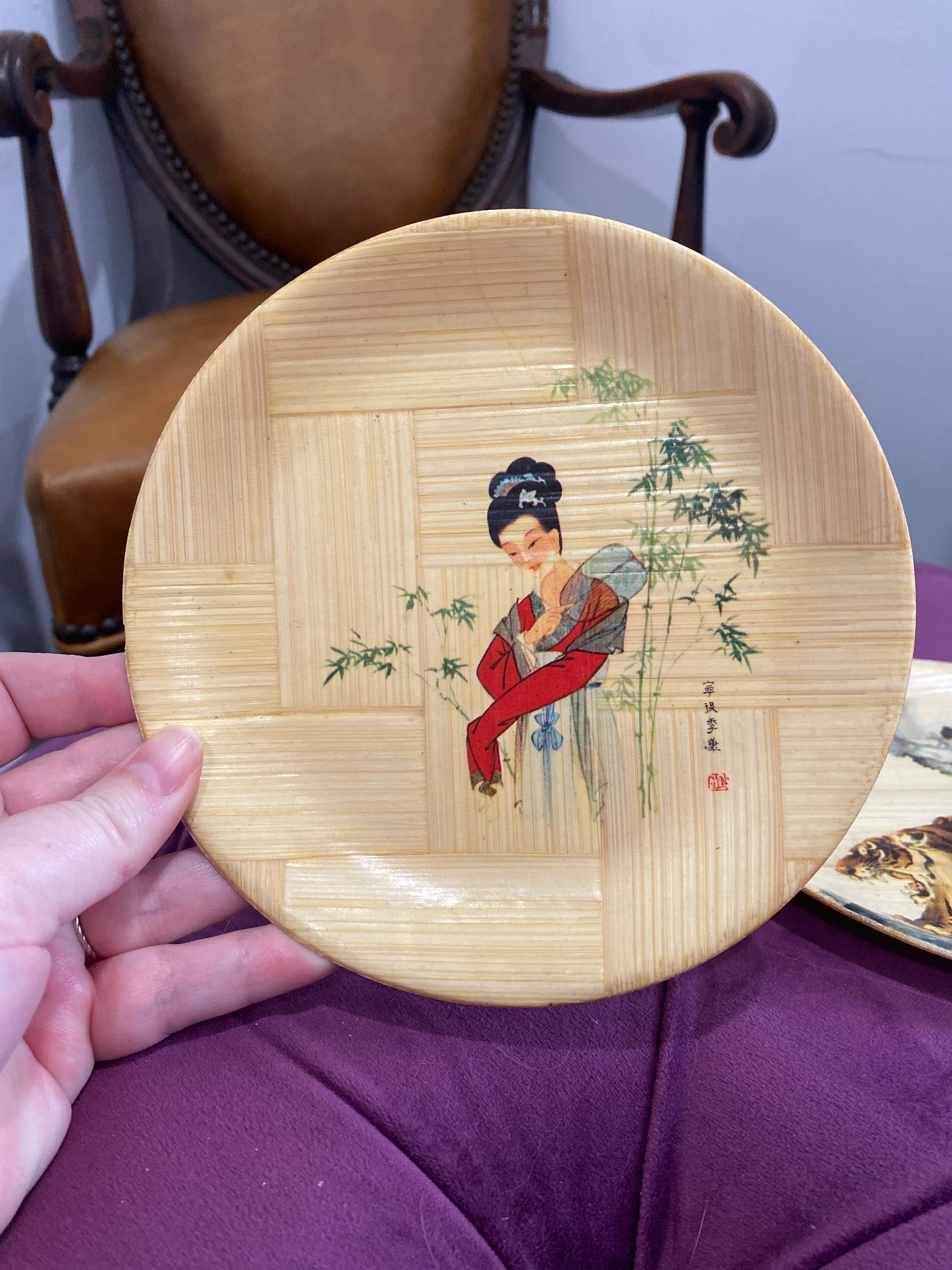 Set of 2 6.25” Taiwanese Bamboo Plates - Etsy
