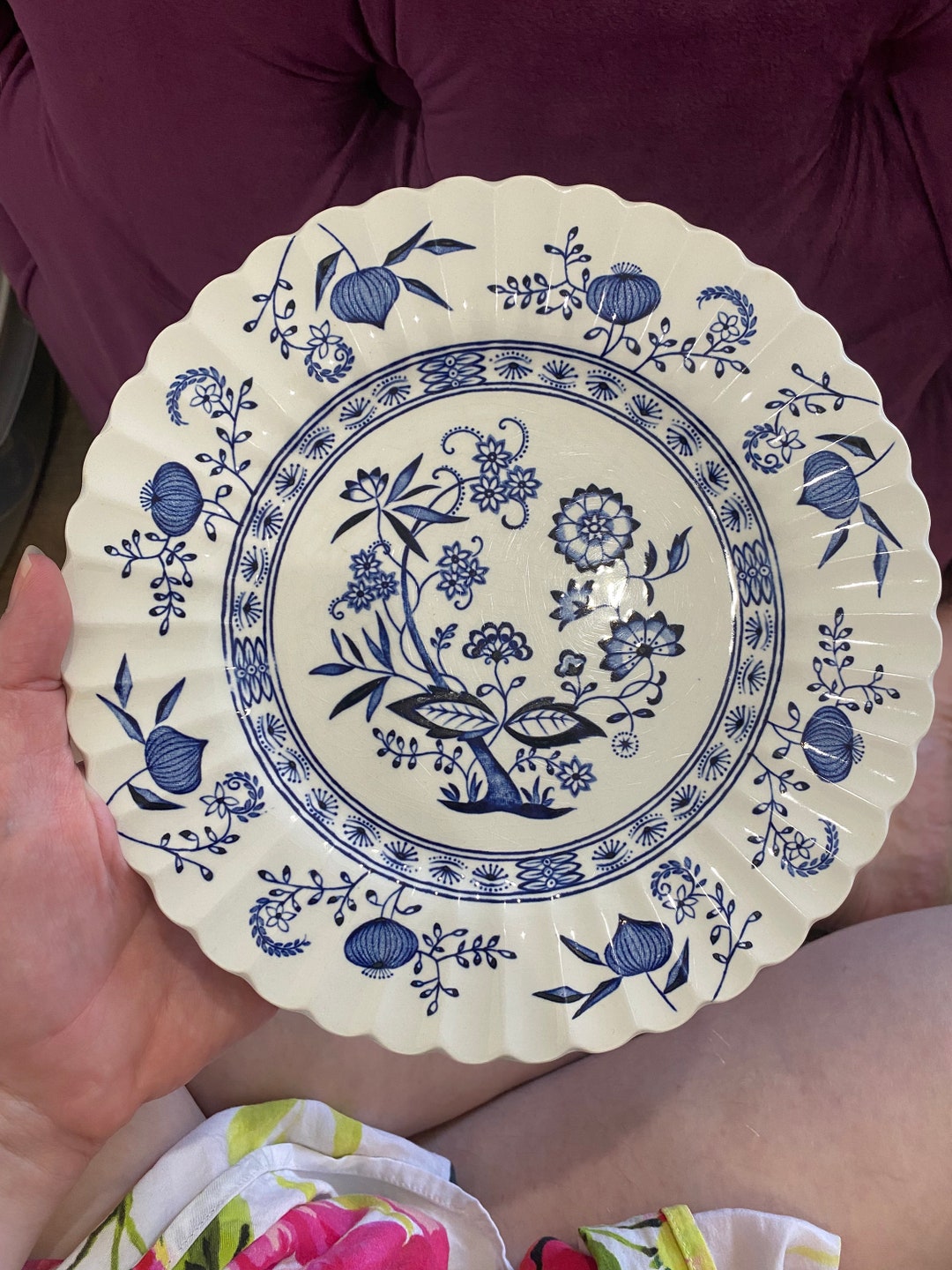 1970s Blue Nordic Plates - Etsy