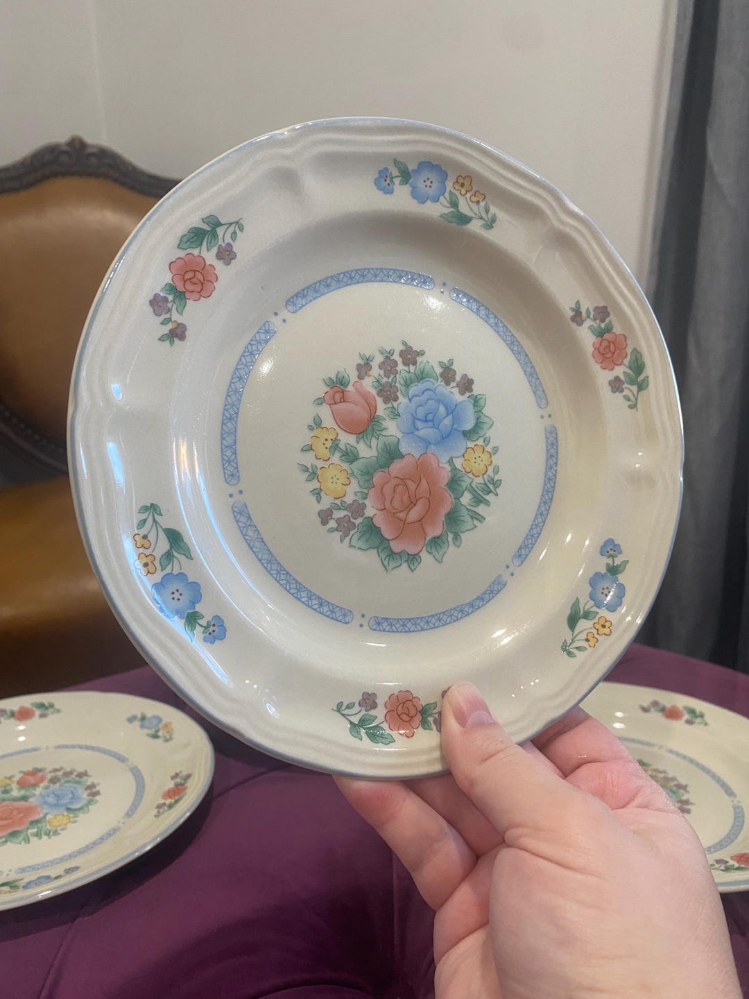 Set of 4 Gibson Salad Plates - Etsy