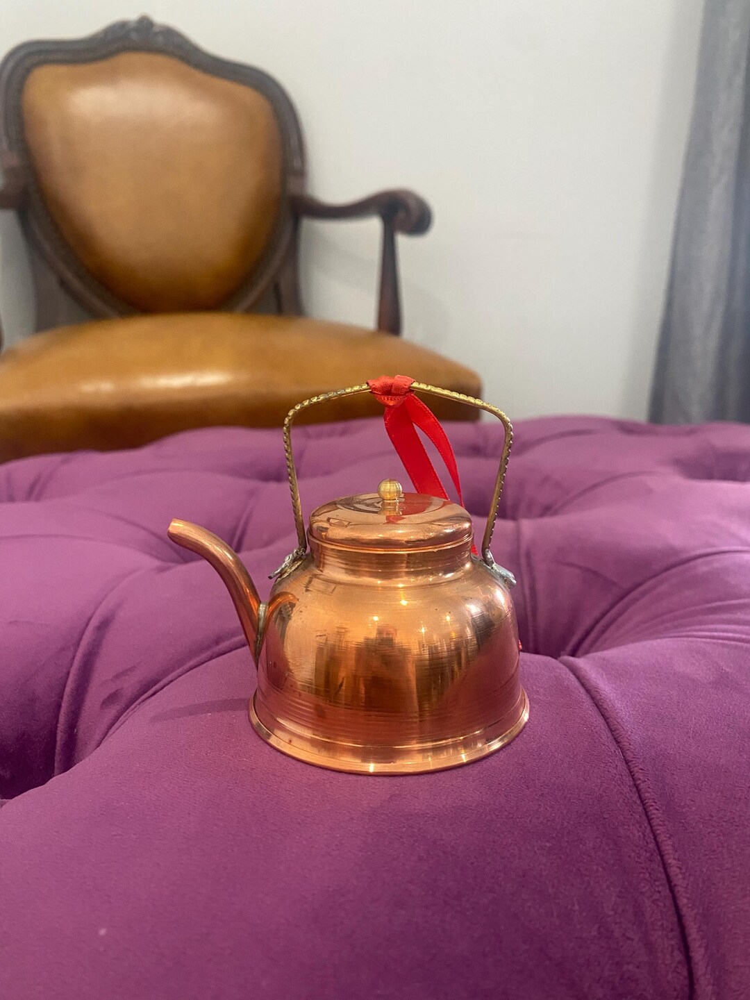 Copper Tea Kettle Ornament - Etsy