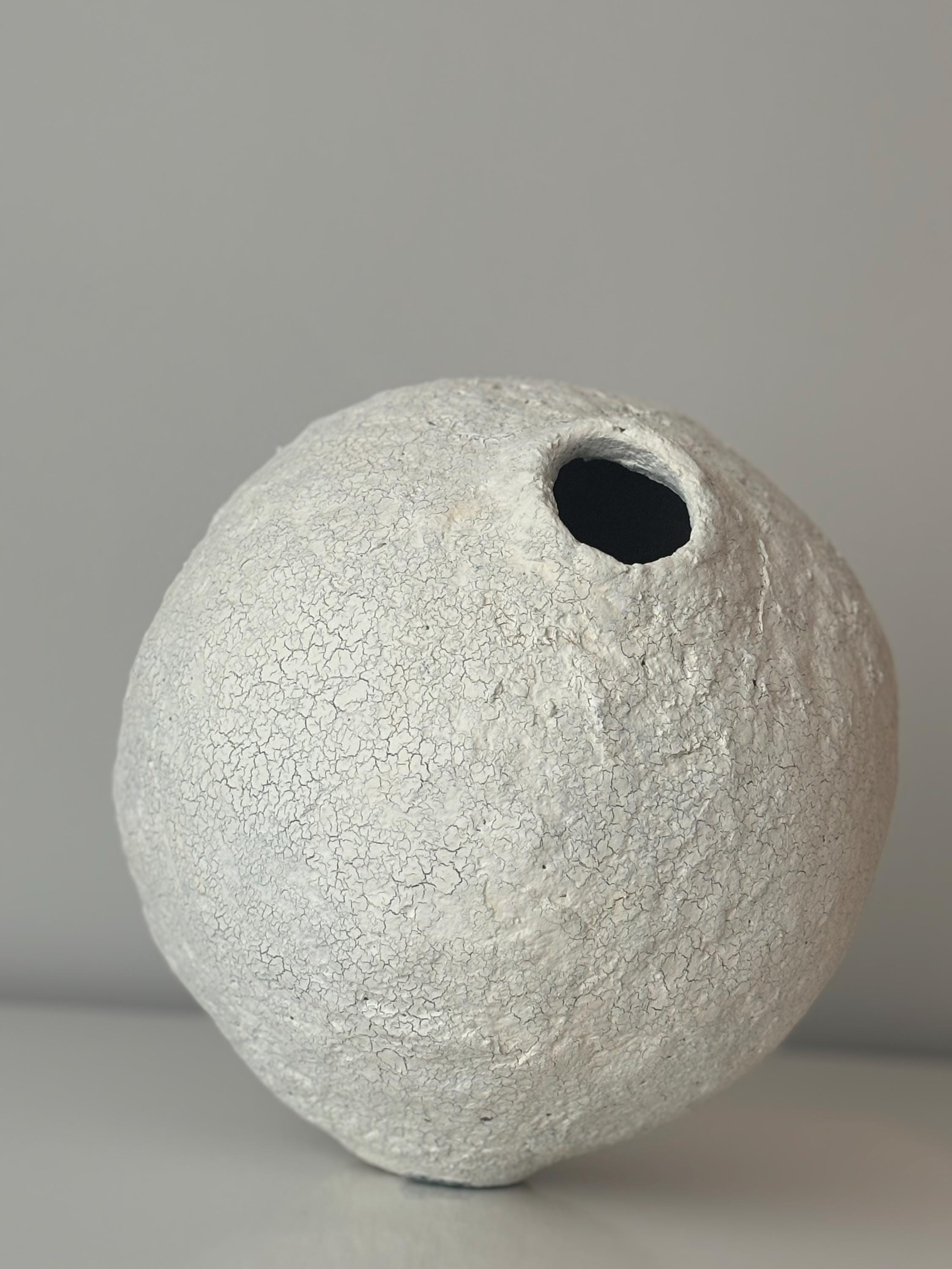 Handmade Paper Clay Vase: Wabi Sabi Tilted Pottery, Aged Look - Etsy