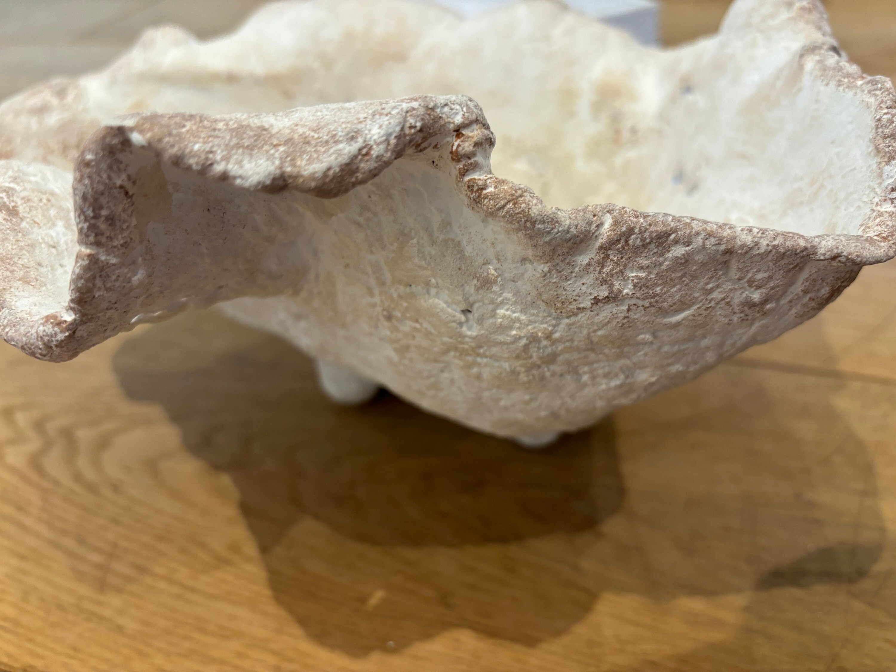 Nature Inspired Paper Mache Sculpture Bowl Wabi Sabi Vessel Art for ...