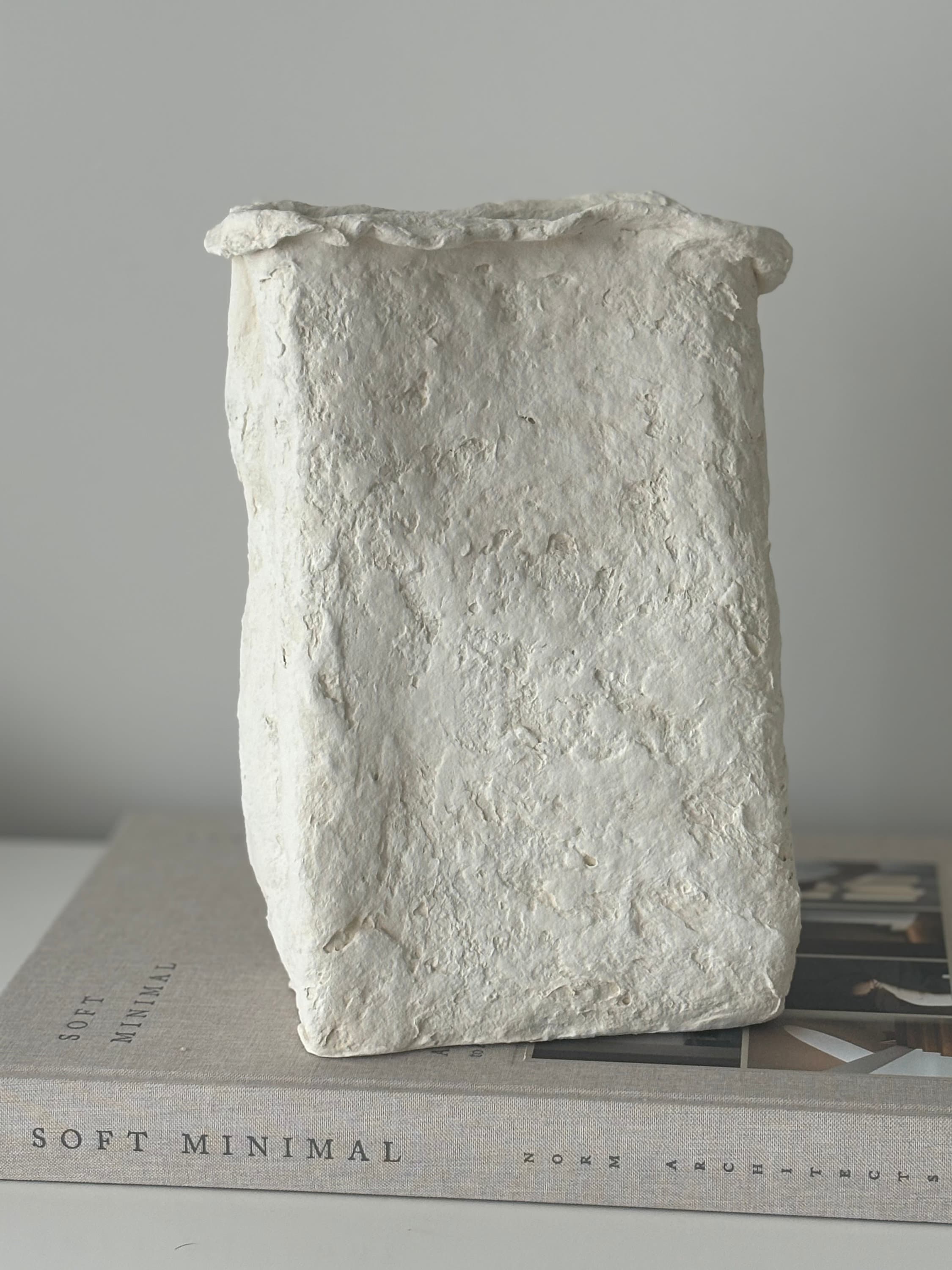 Paper Clay Sculpture Vase, Wabi Sabi Design Quirky Shelve Decor - Etsy