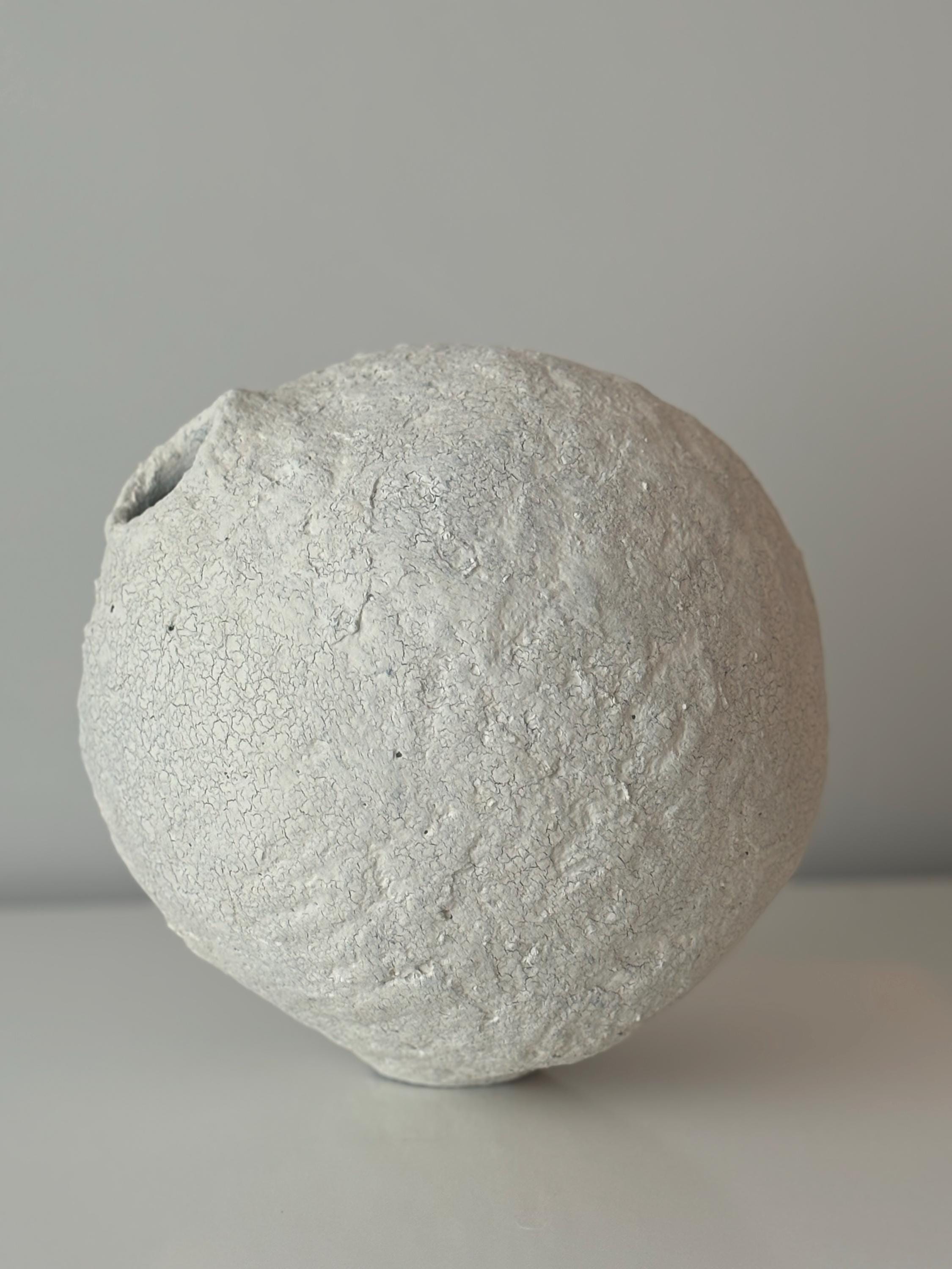 Handmade Paper Clay Vase: Wabi Sabi Tilted Pottery, Aged Look - Etsy