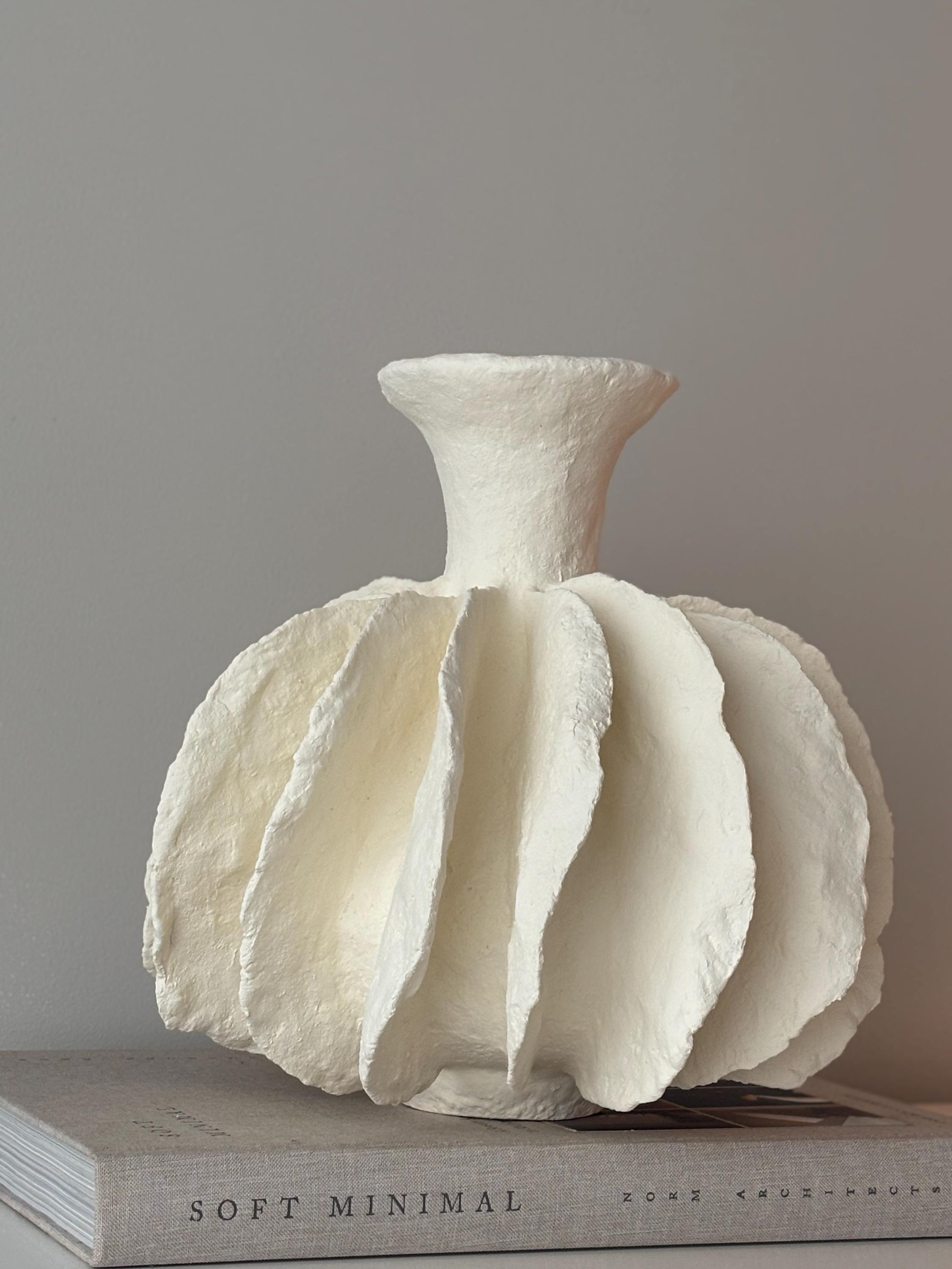 Handcrafted Paper Clay Sculpture Vase: Wabi-sabi Home Decor - Etsy