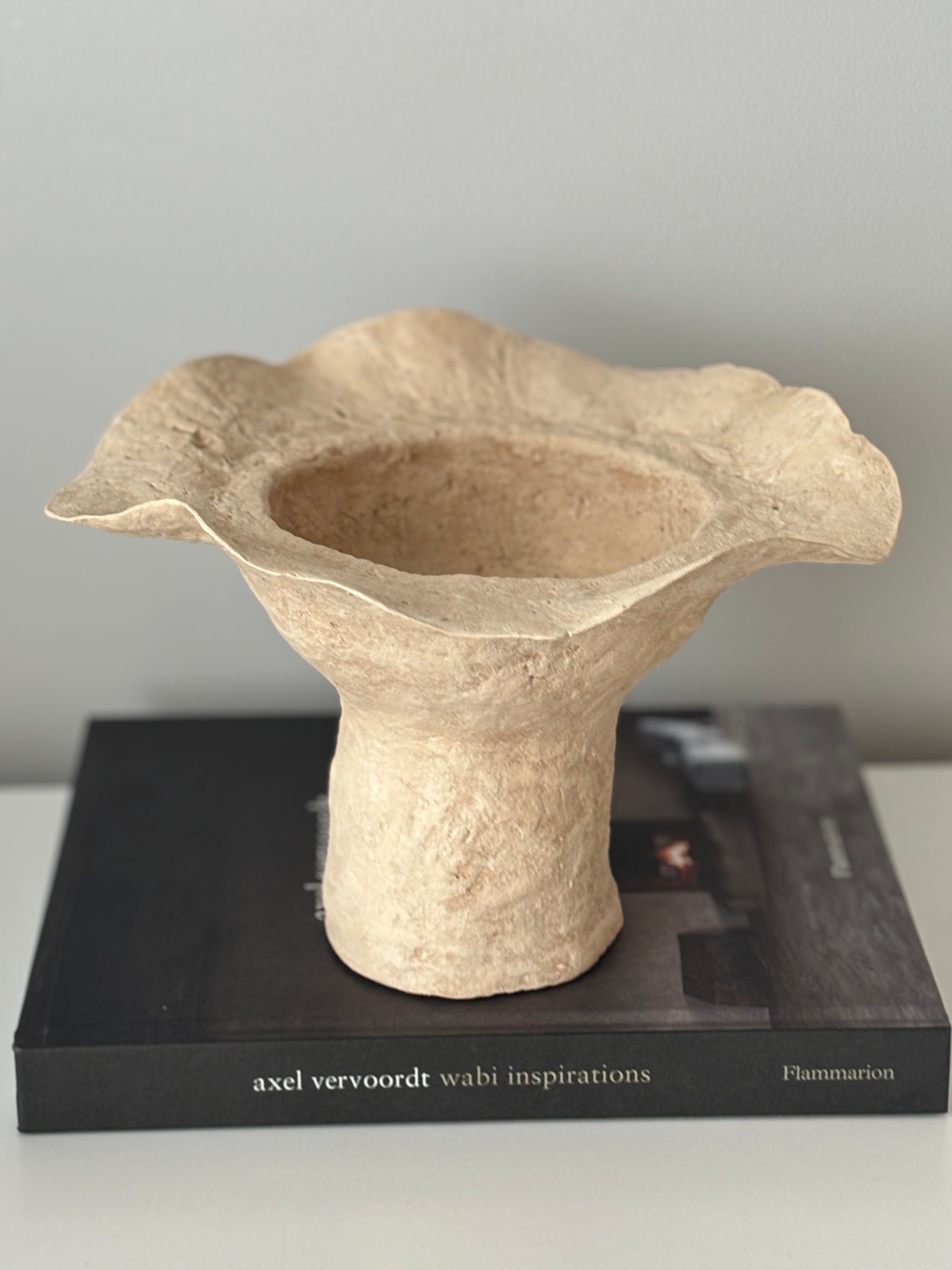 Japandi Design Nature-inspired Pottery Structure Bowl Wabi Sabi Organic ...