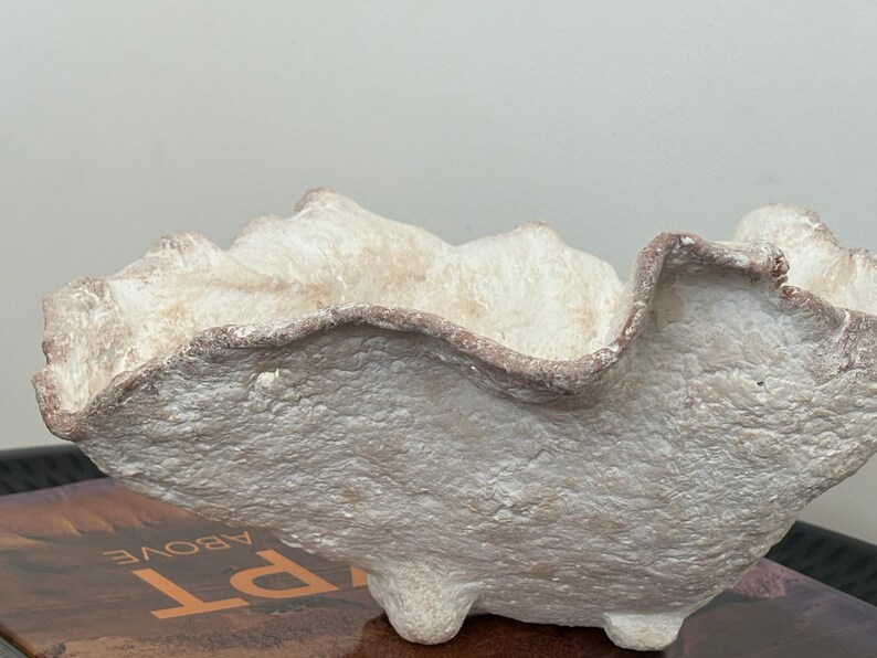Nature Inspired Paper Mache Sculpture Bowl Wabi Sabi Vessel Art for ...