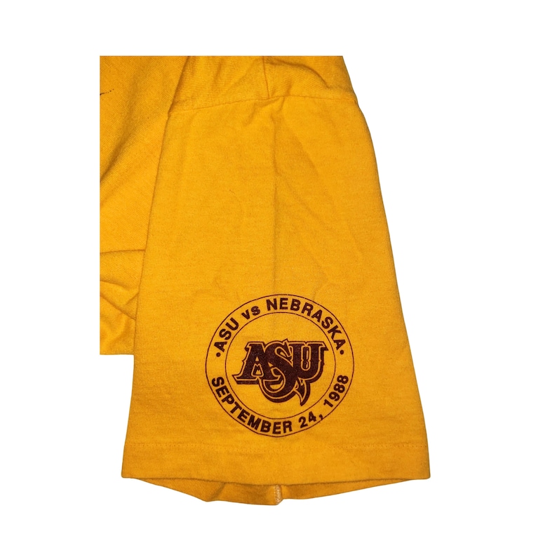 Vintage ASU Sun Devils 80's Arizona State University College 1988 ...