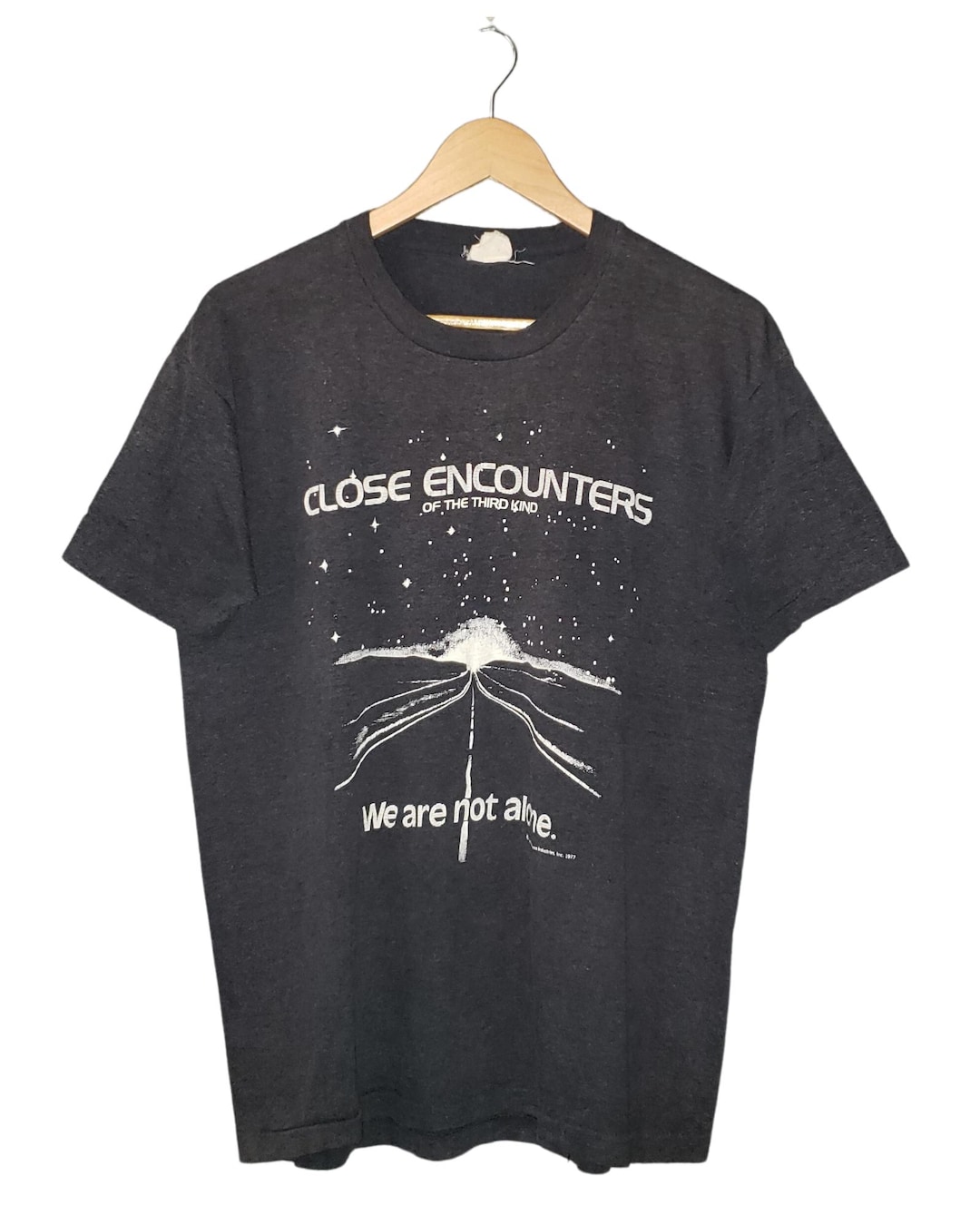 Vintage 1977 Close Encounters of the Third Kind Movie T-shirt Black ...