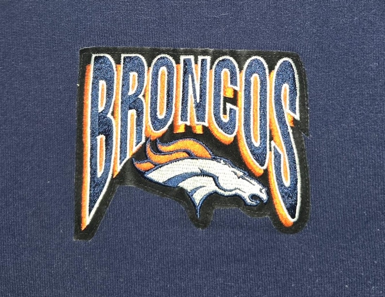 Vintage 90's Denver Broncos Football Sweatshirt Turtleneck Medium - Etsy