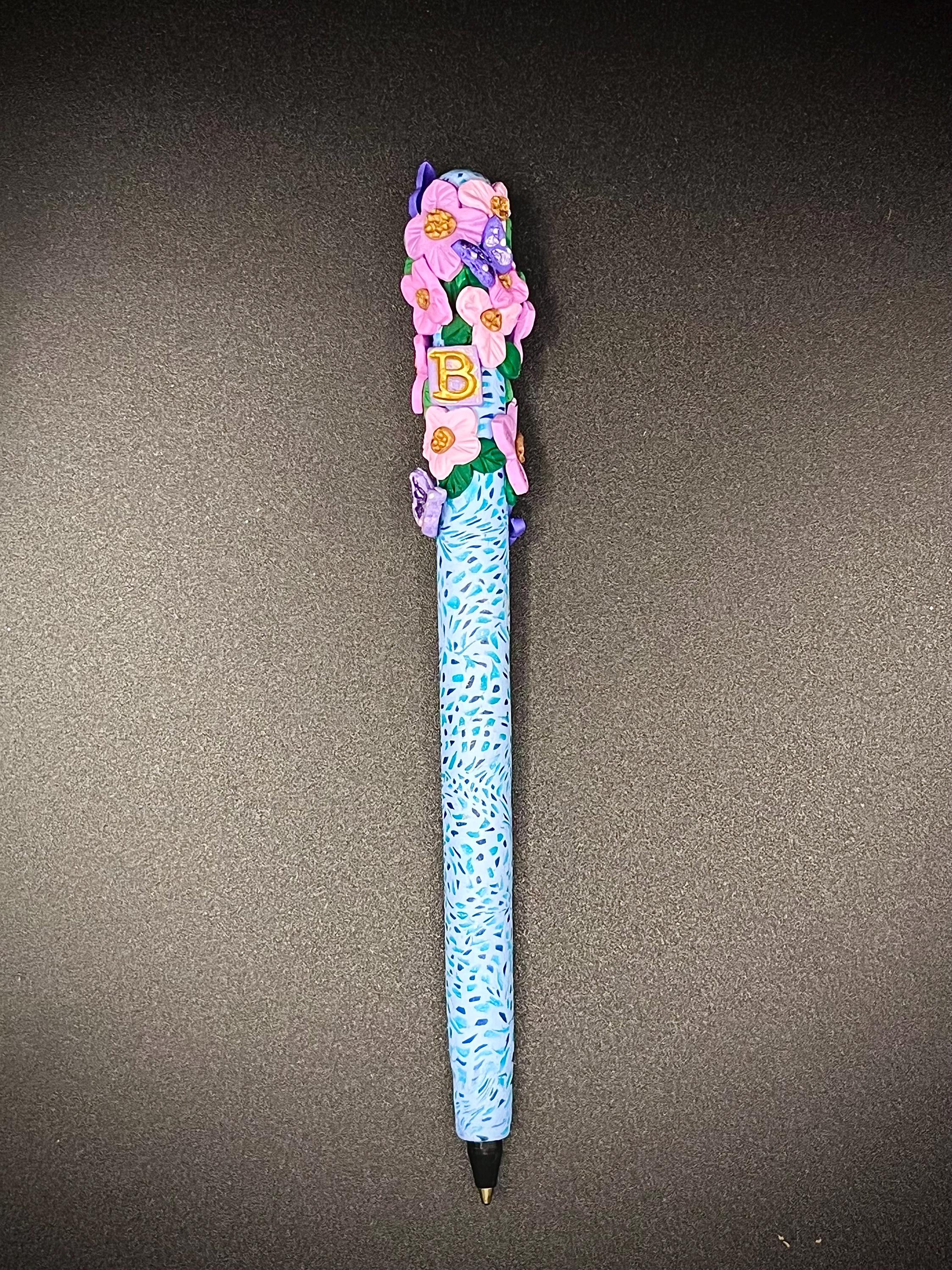 Personalized Polymer Clay Refillable Pen - Etsy