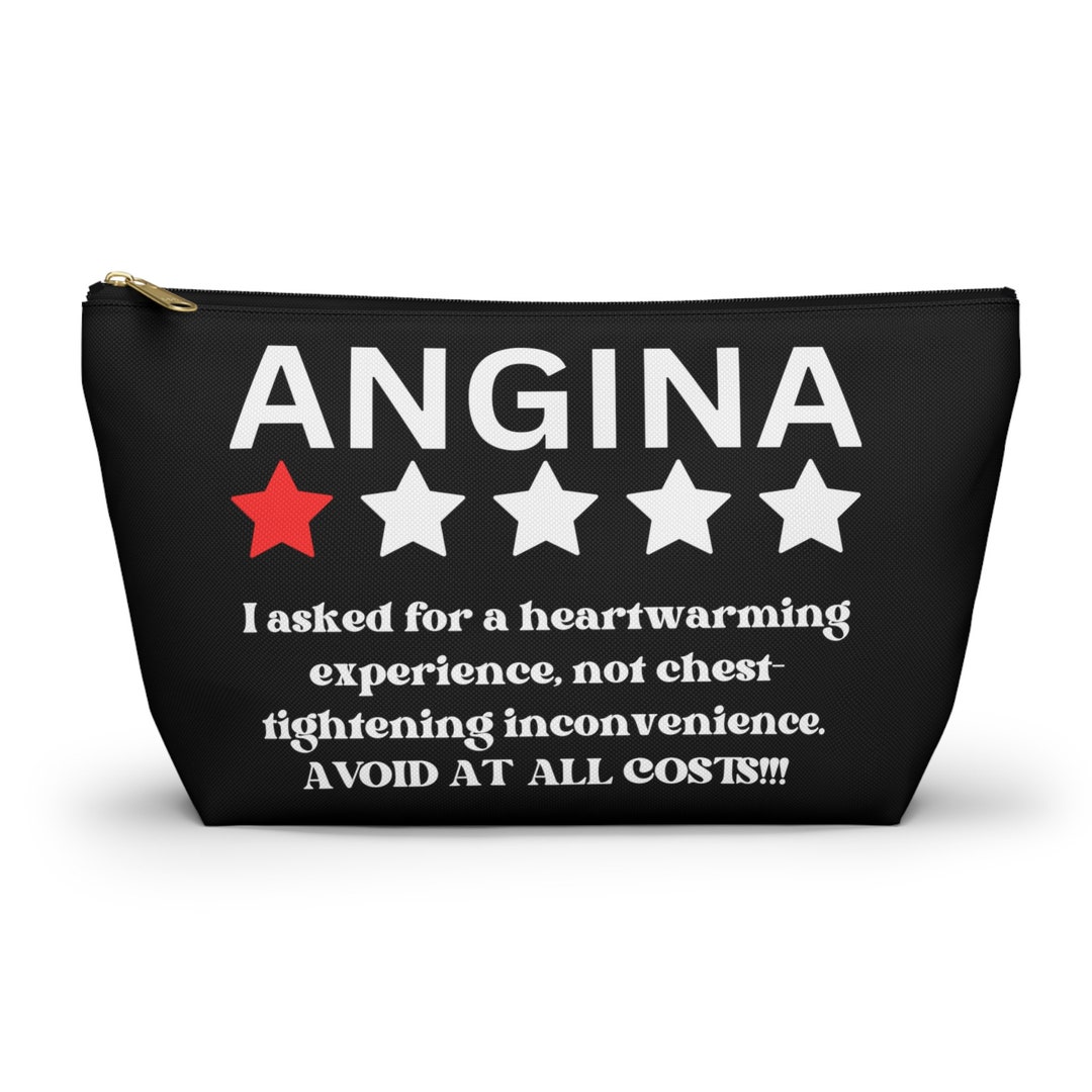 Funny Heart Medication Pouch, Angina Humor, Cardiac Gift, Urgent Meds ...