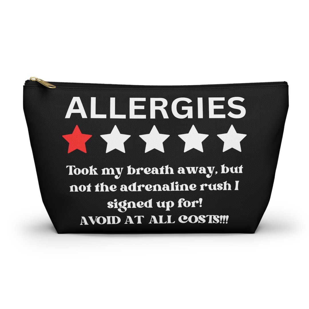 Funny Allergies Medication Pouch, Anaphylaxis Humor Gift - Etsy