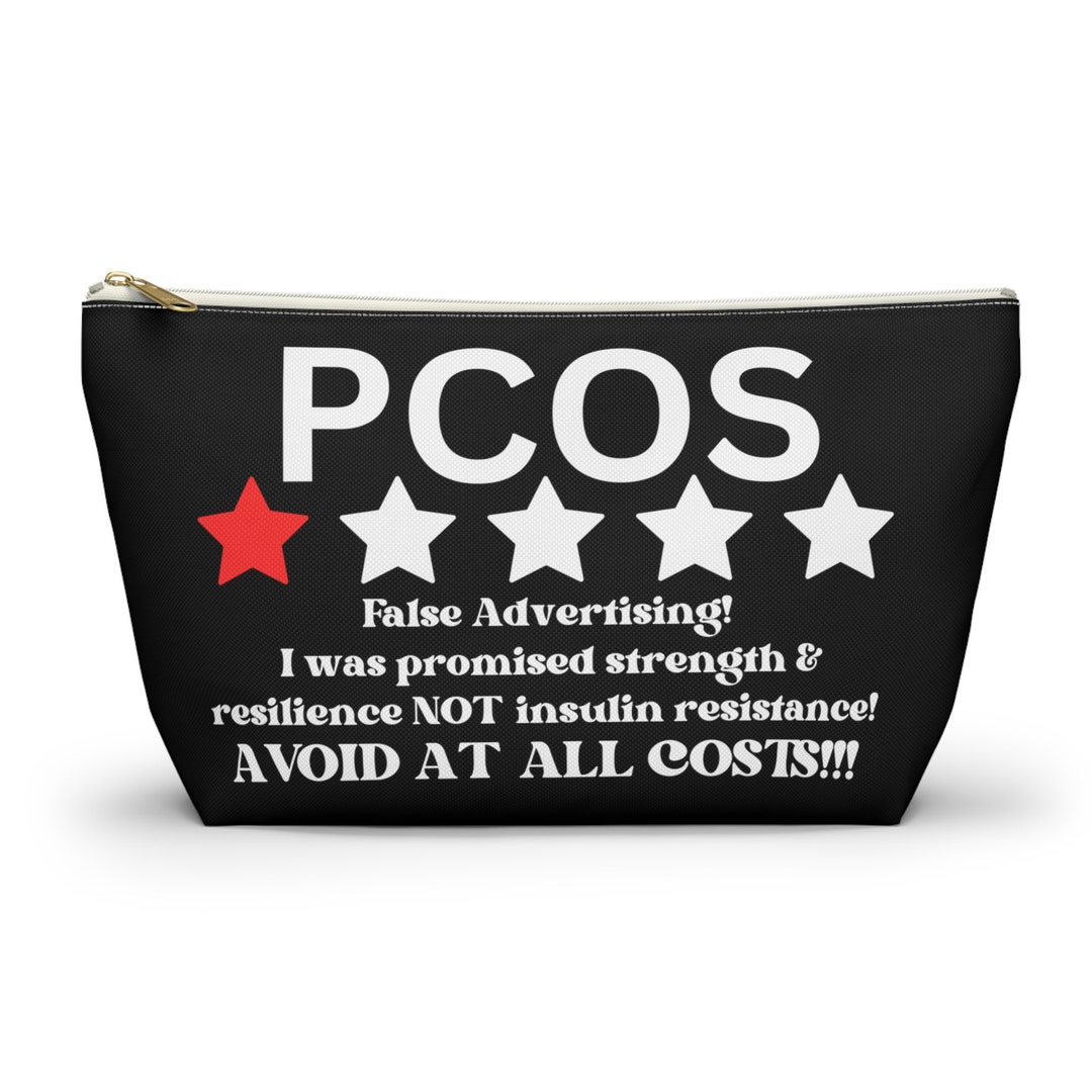 PCOS Medication Pouch, Ovary Humor, POS Ovarian Diagnosis Gift, Meds ...