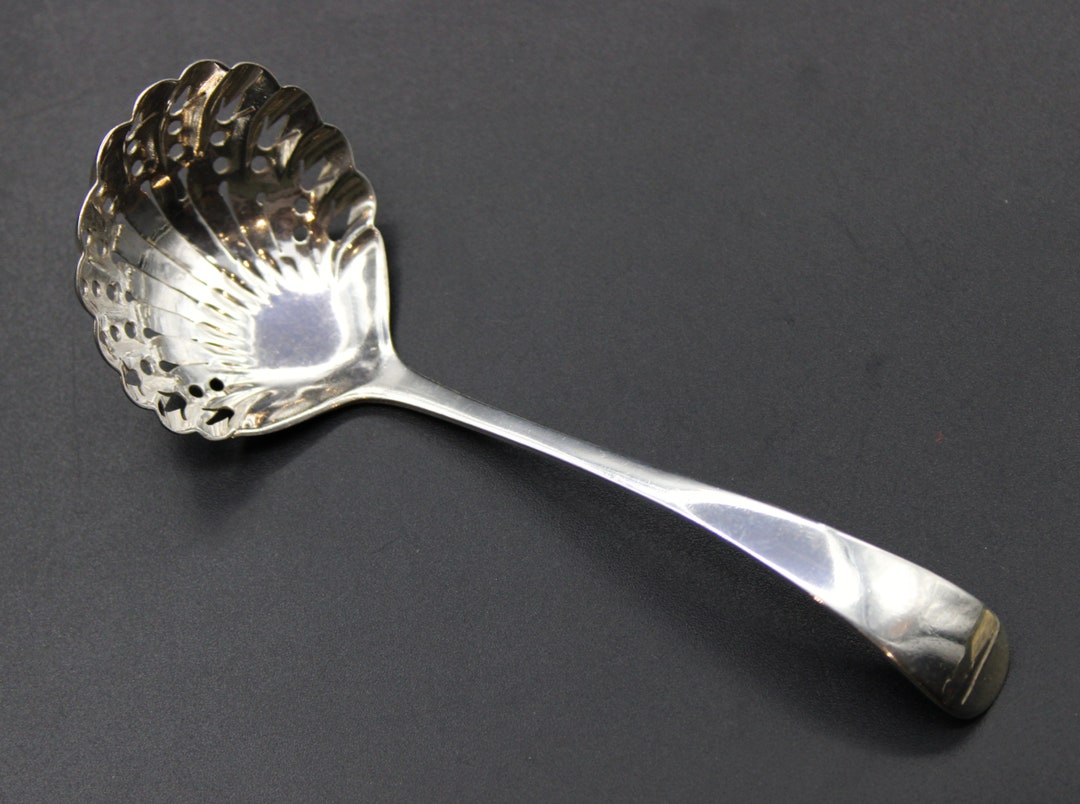 An Edward Romer, London 1889, Silver Sifter Spoon - Etsy
