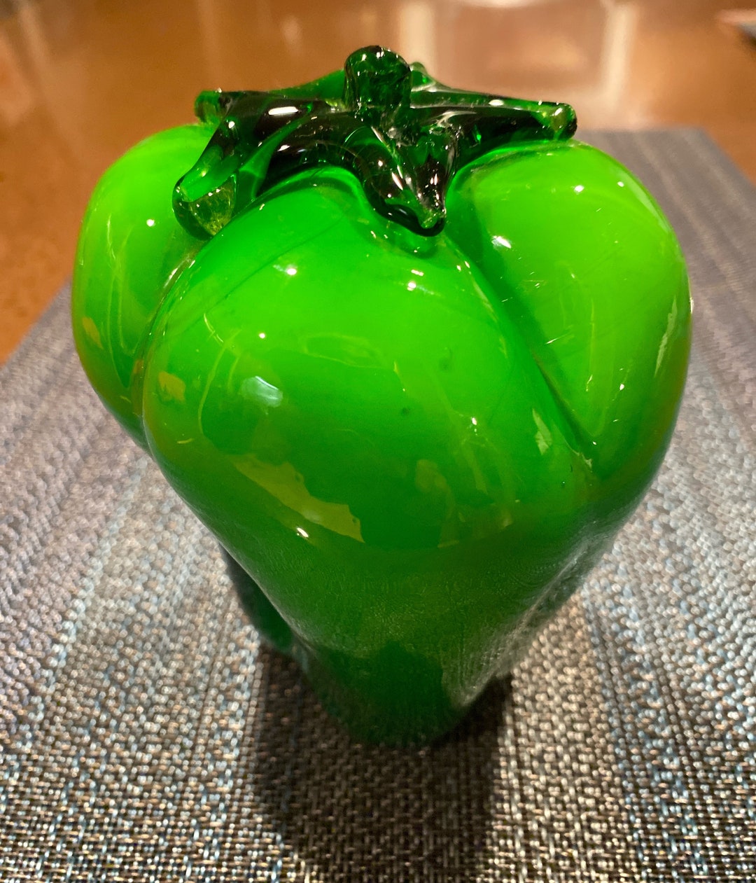 Vintage Murano Style Art Glass Green Bell Pepper, Vegetable - Etsy
