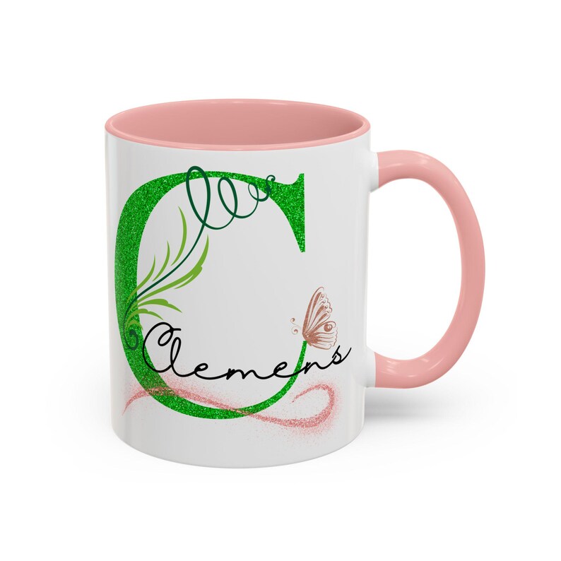 Personalized Mug With the Letter C, Cup, Drinking Vessel, Teacup ...