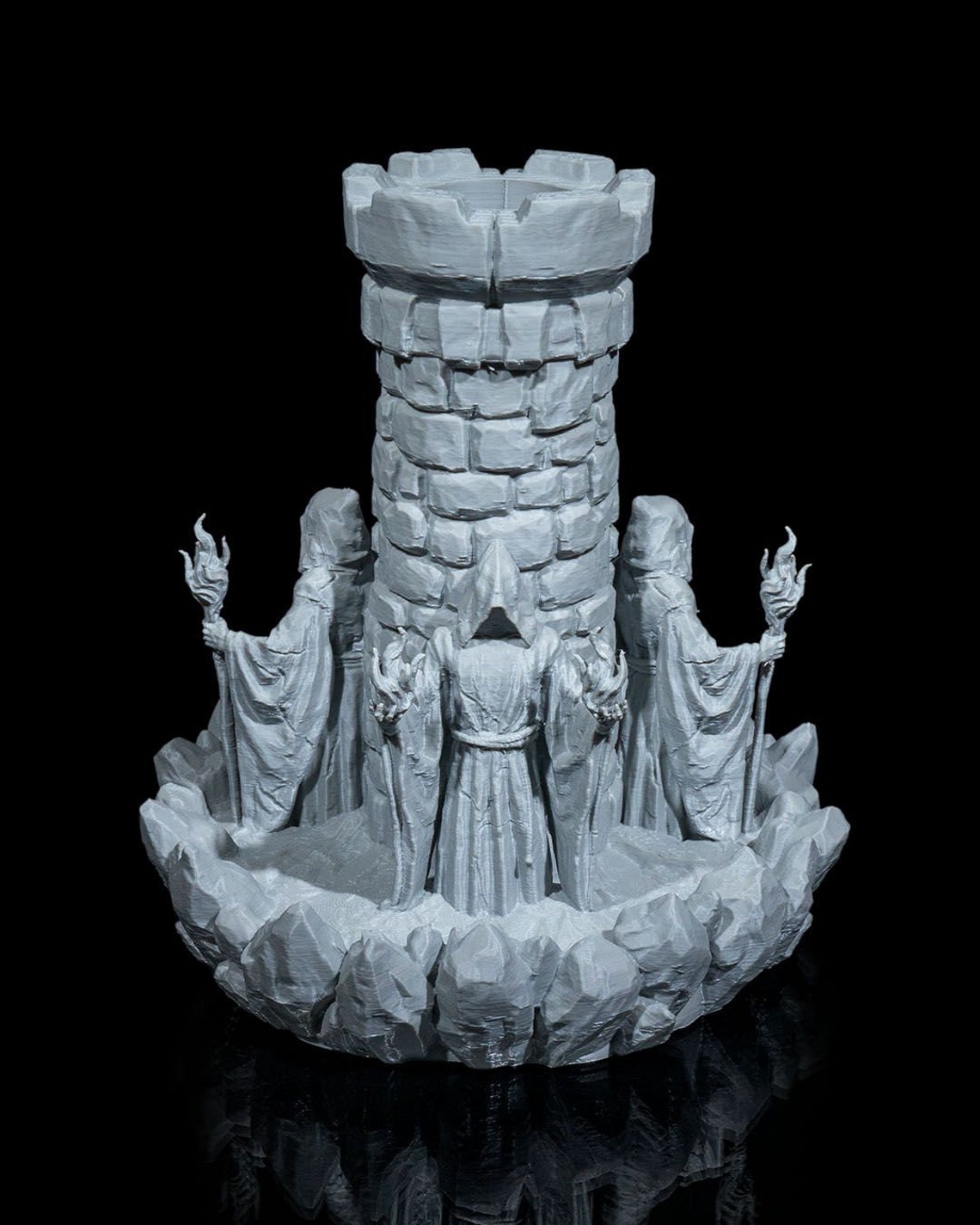 3d Printed Mad Wizards Dice Tower - Etsy