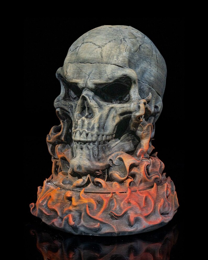3d Printed the Weeping Curse Skull Mini Humidifier - Etsy