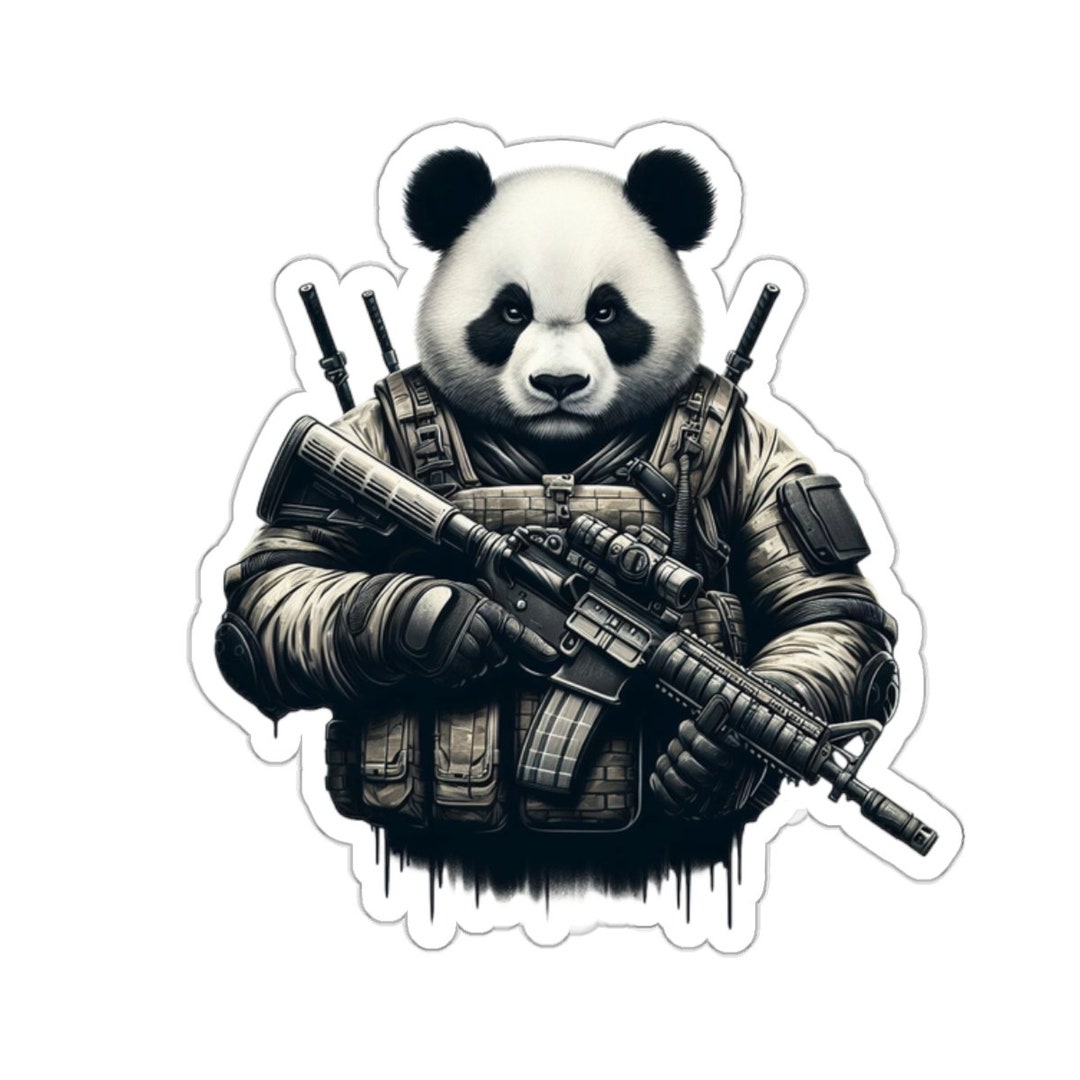 Panda Operator Vinyl Sticker Series - Etsy