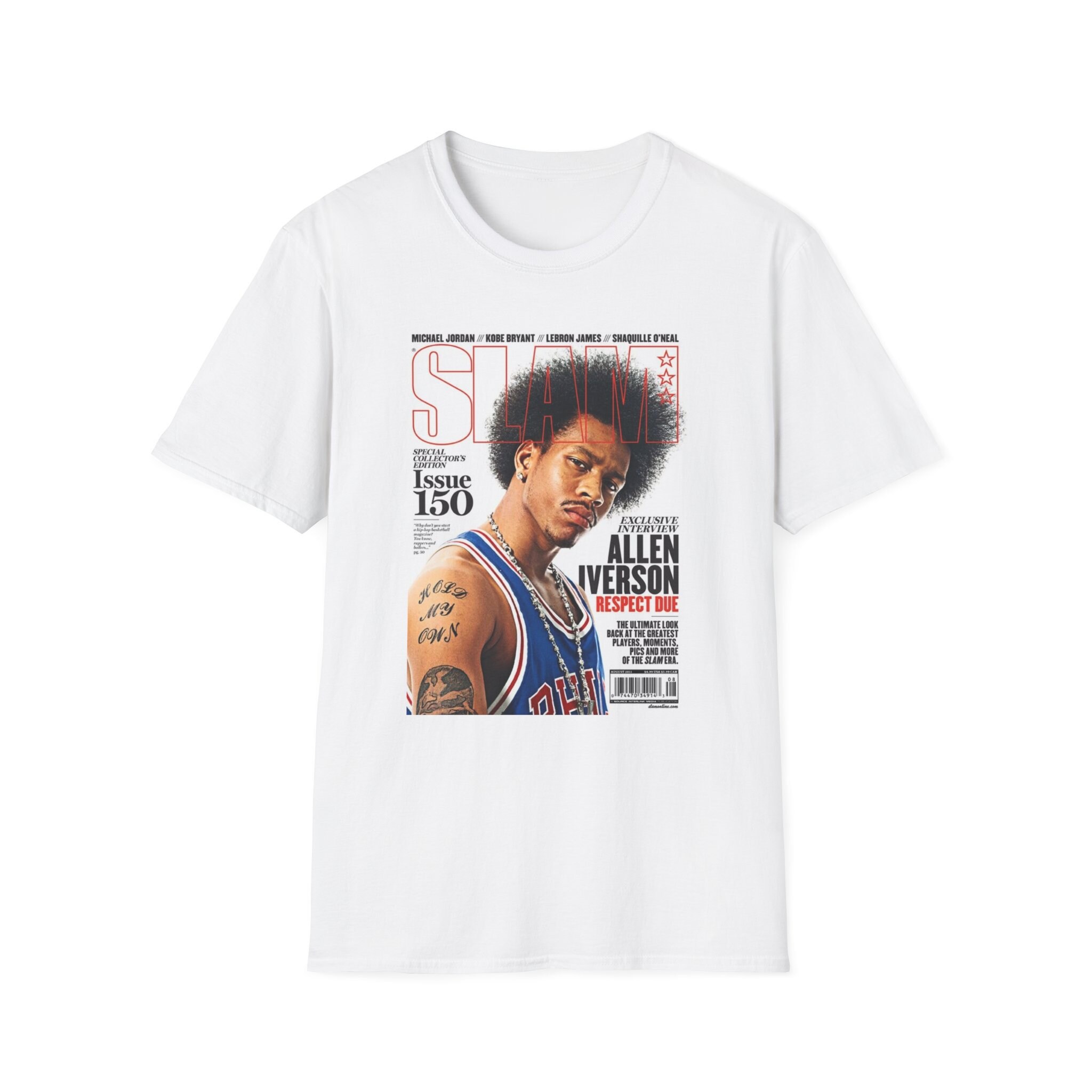 Allen Iverson Graphic T-shirt - Etsy