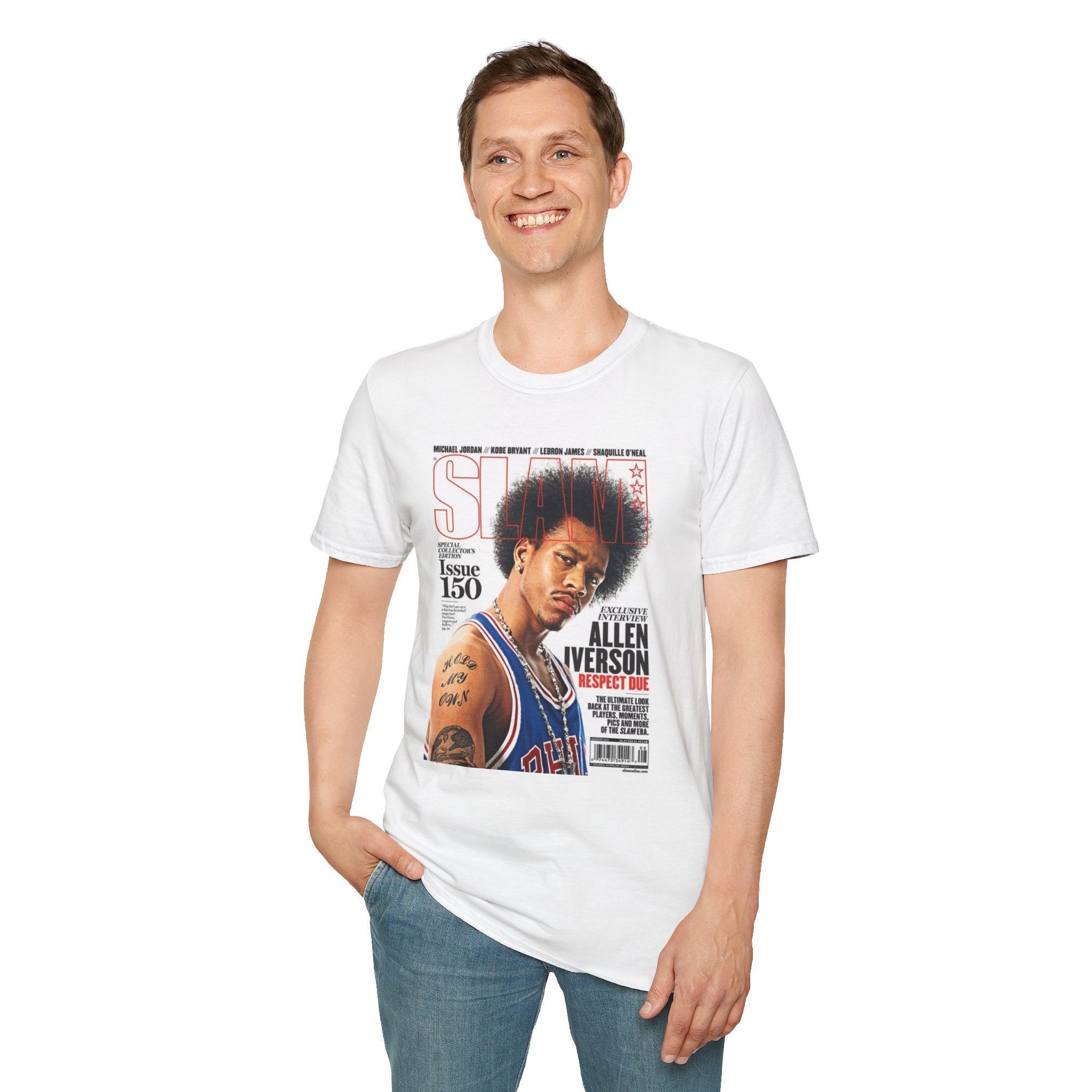 Allen Iverson Graphic T-shirt - Etsy