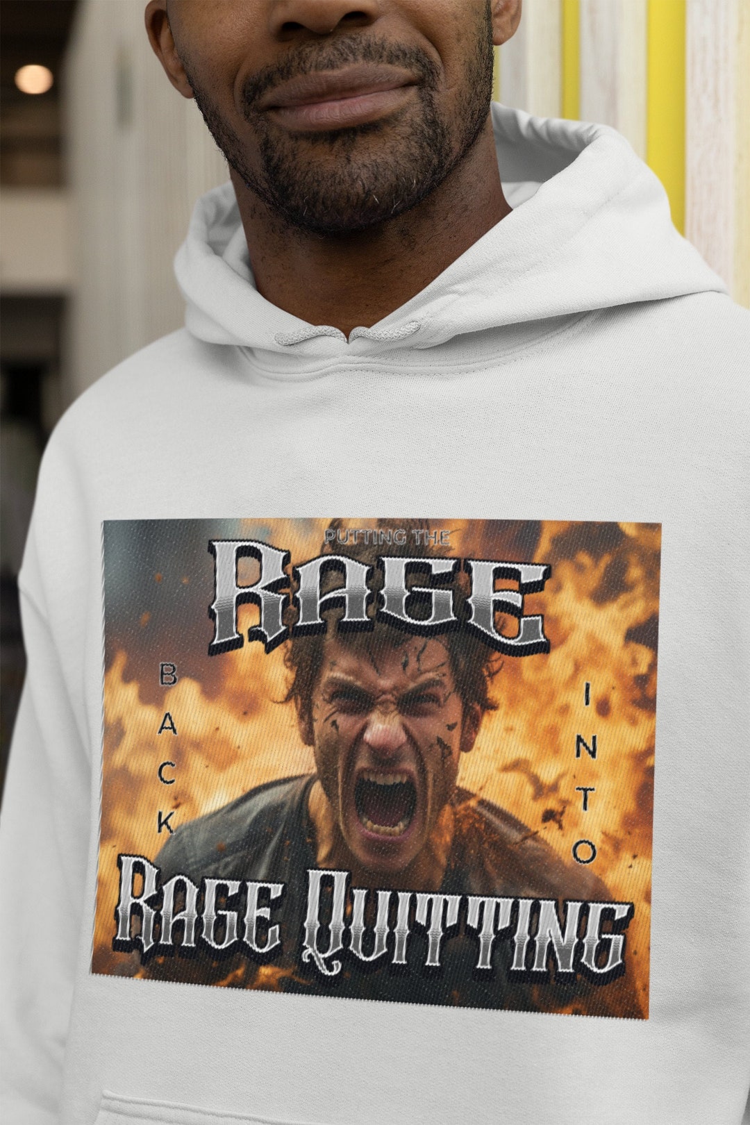 Putting the Rage Back Into Rage Quitting Unisex Heavy Blend™ Hooded ...