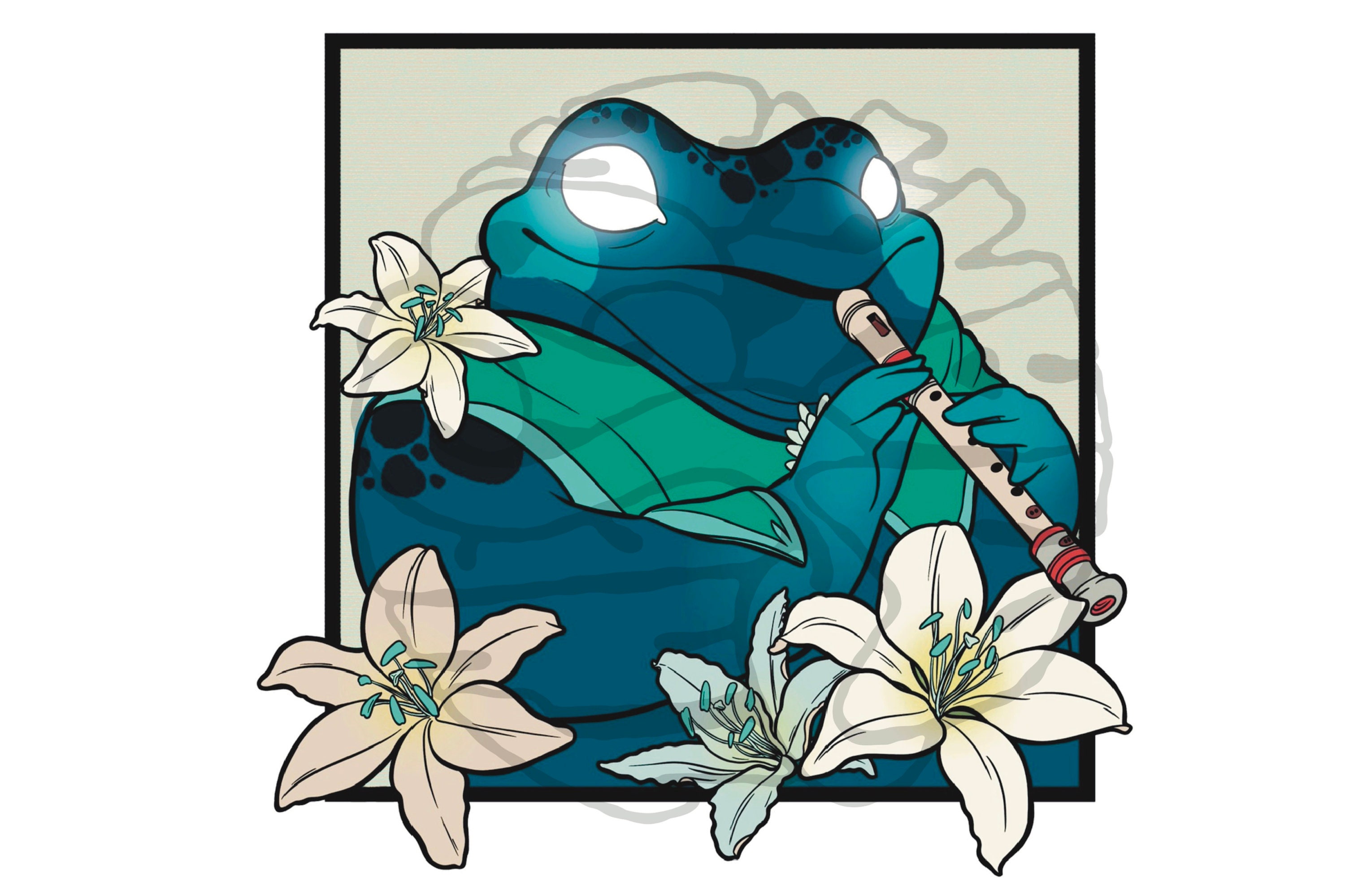 Spiritfarer Atul Frog Game A4 Illustration Design Art Print - Etsy