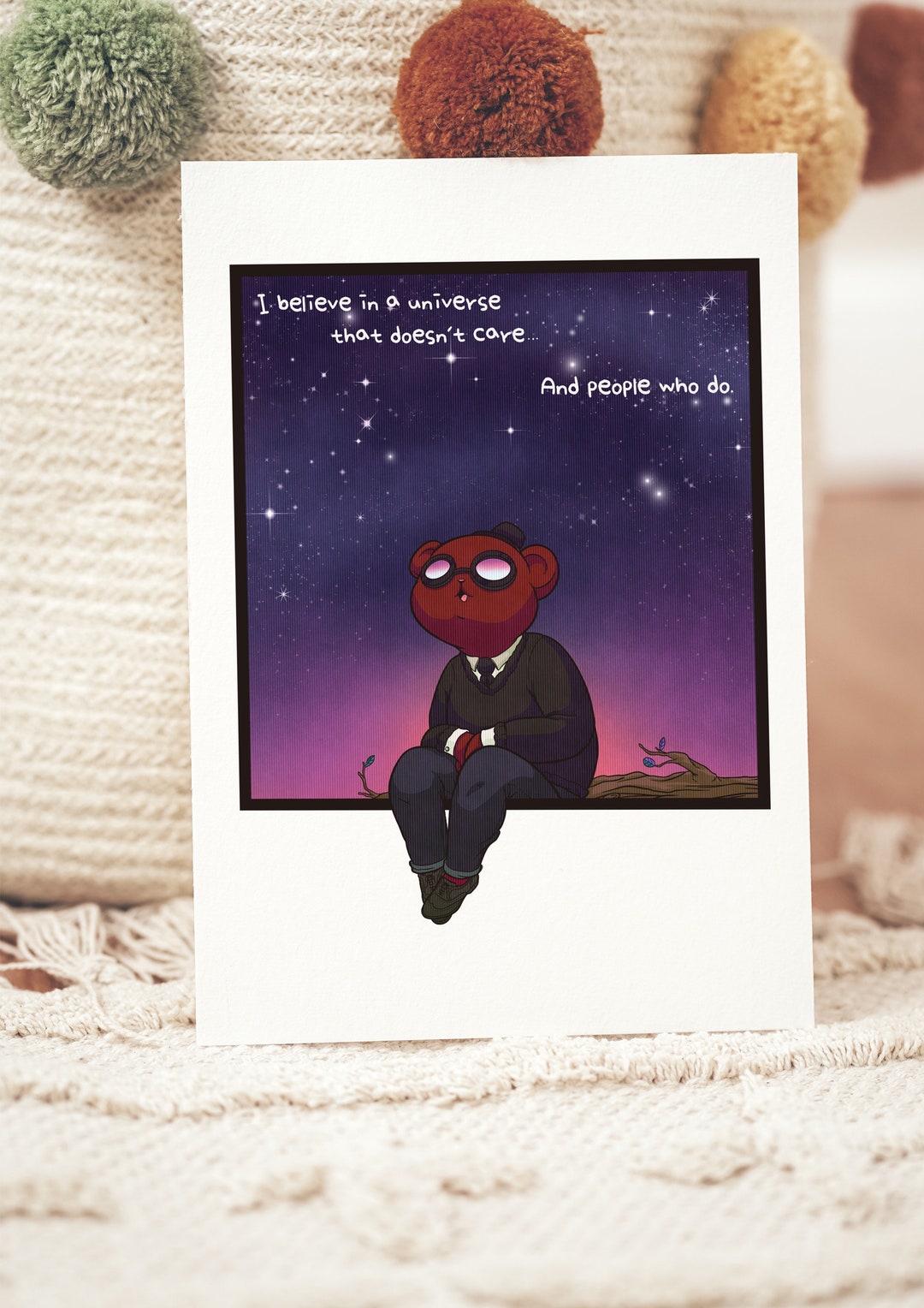 Night in the Woods Angus Quote A4 Illustration Design Art Print - Etsy