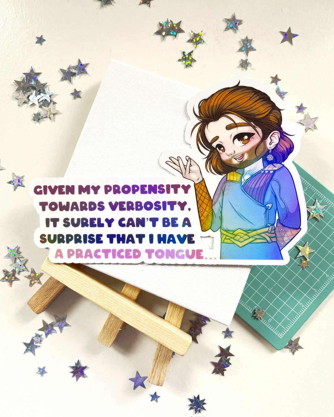 Baldurs Gate 3 Gale Quote Game Vinyl Sticker - Etsy