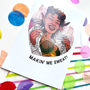 Baldurs Gate 3 Karlach Barbarian Tiefling Game Valentine Mini 6x4 Photo ...