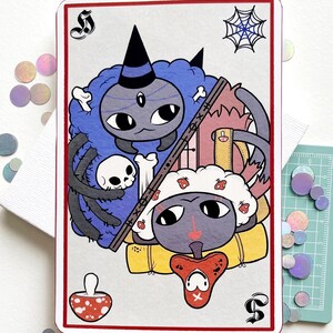 Cult of the Lamb Sozo Helob Playing Card Art Print - Etsy