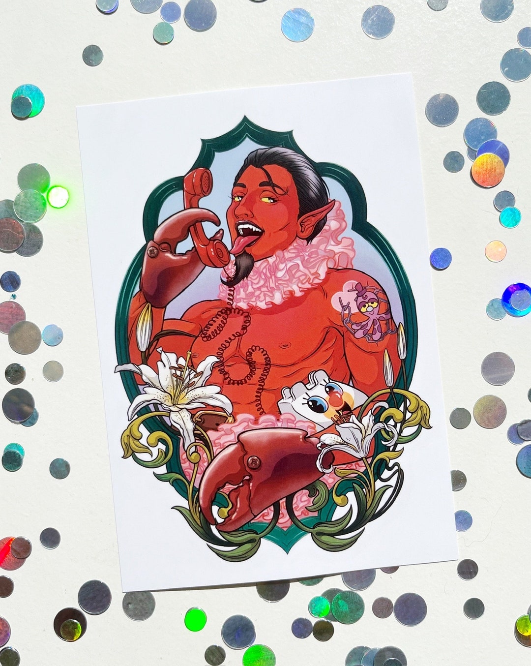 Powerpuff Girls Him Devil Villain Art Print - Etsy