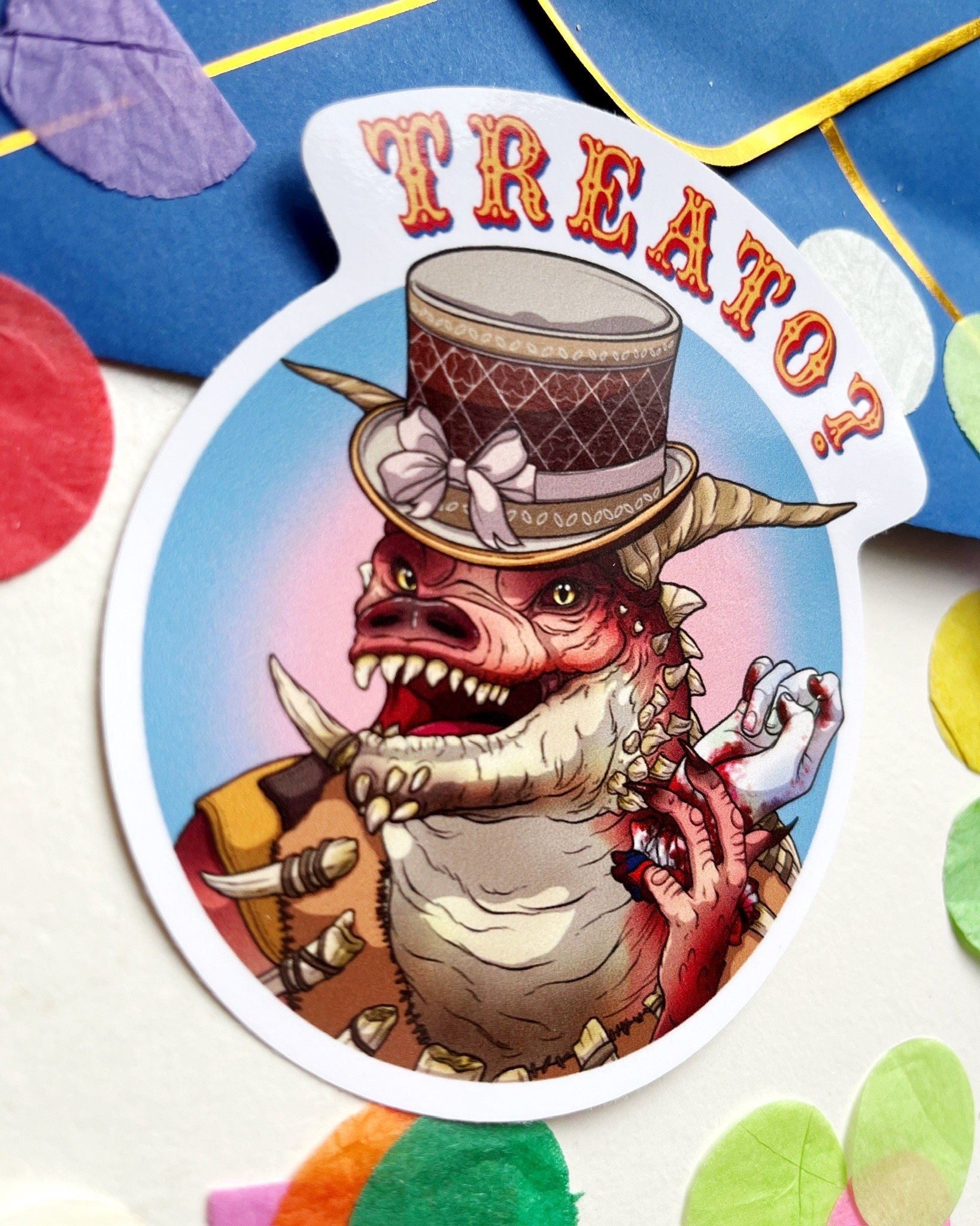 Baldurs Gate 3 Popper Treato Kobold Dribbles Clown Game Quote Vinyl ...