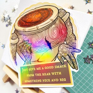 Elden Ring Alexander Warrior Jar Game Quote Vinyl Sticker - Etsy