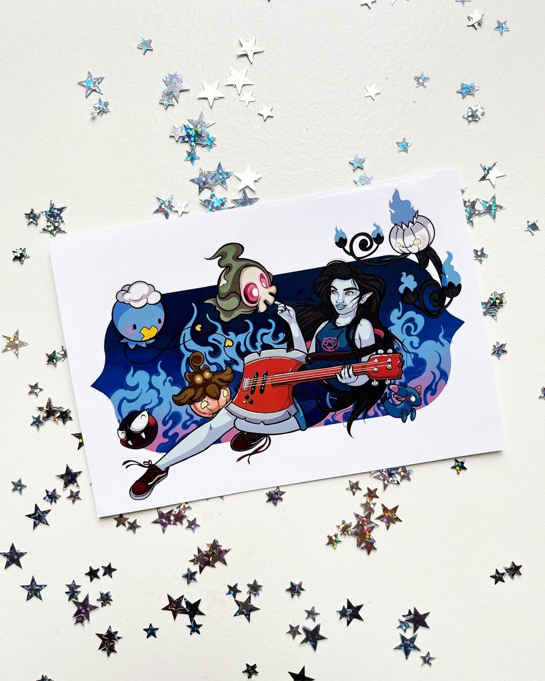 Adventure Time Marceline X Pokémon Ghosts Mini 6x4 Photo Print - Etsy