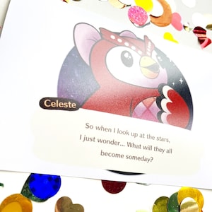 AC Celeste Stargazing Quote Game Mini 6x4 Photo Print - Etsy