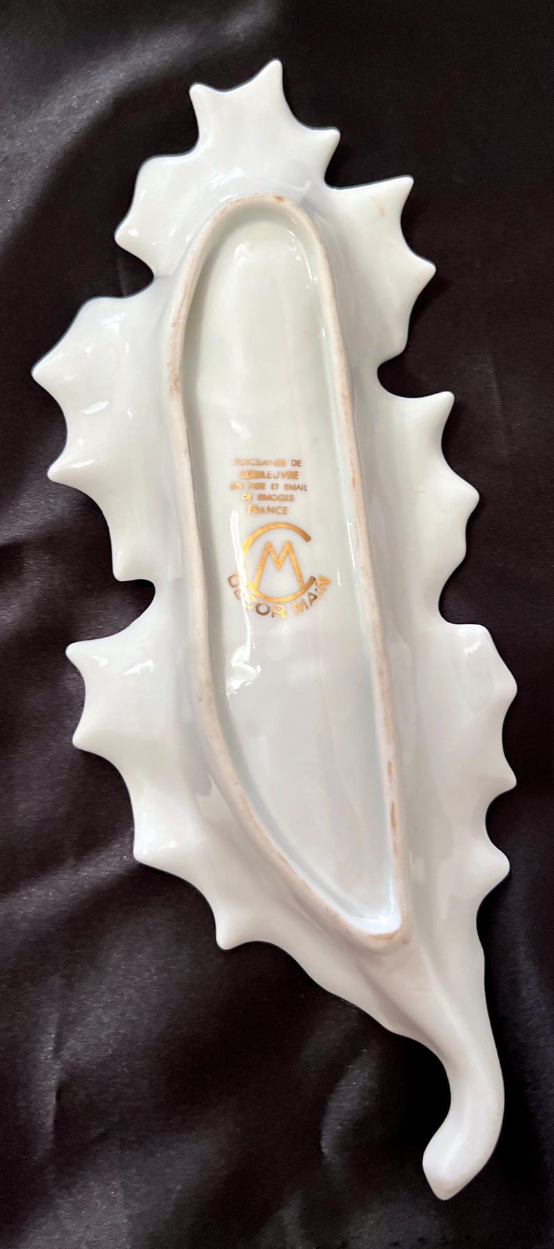 Limoges Leaf Shaped Dish