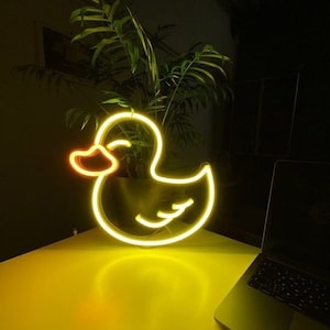 Sunshine Duck Neon Light: Delightful Wall Art for Kids & Nursery Decor ...