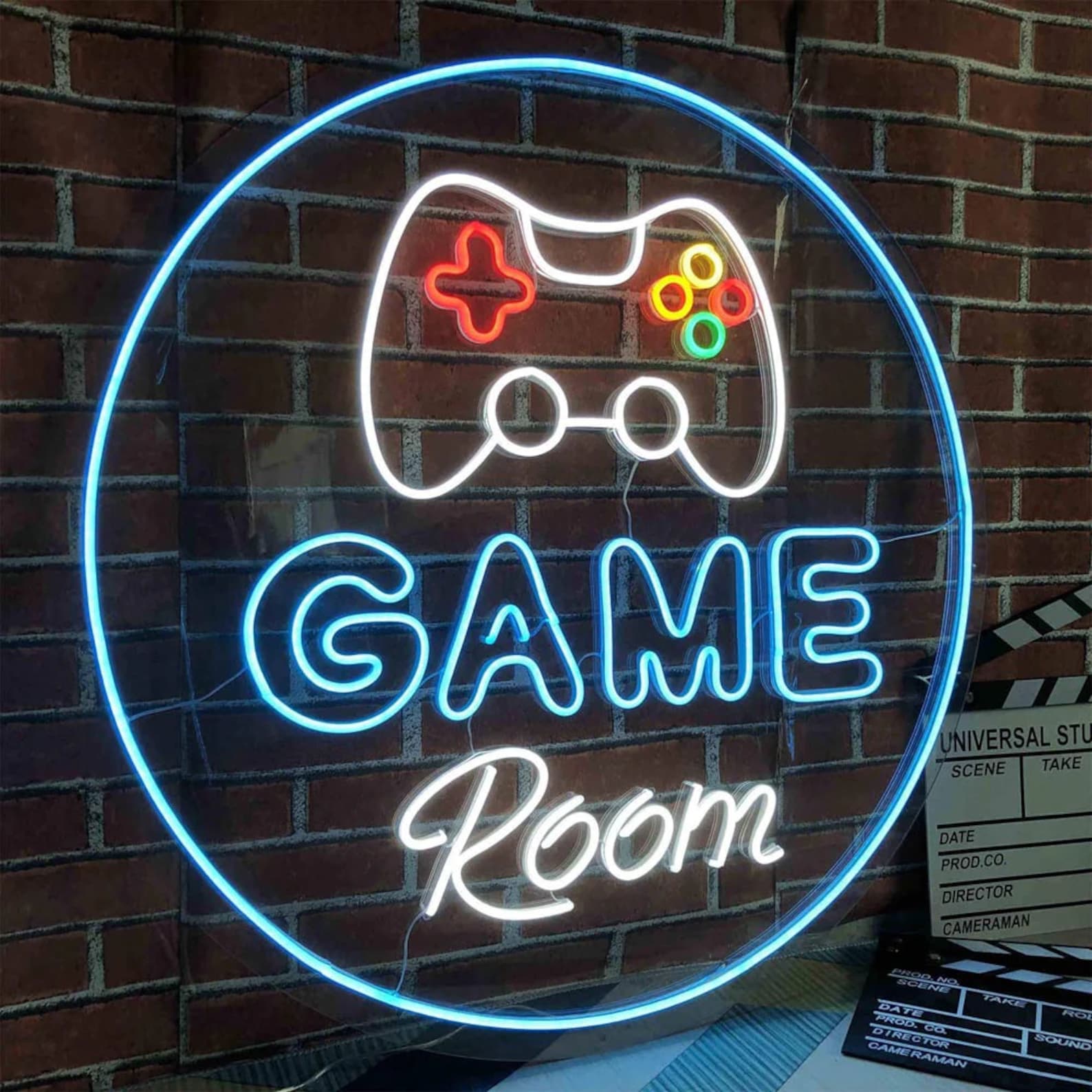 Game Room Neon Sign, Gaming Controller Light, Gamer Wall Decor, Arcade ...