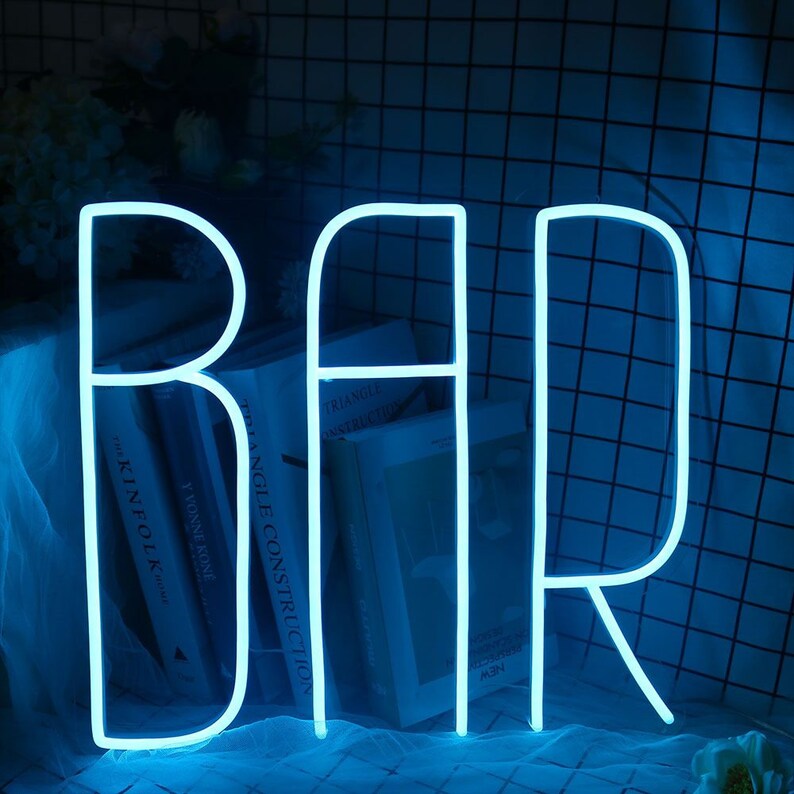 Bar Neon Sign, Pub Light Decor, Cocktail Neon Light, Lounge LED Sign ...