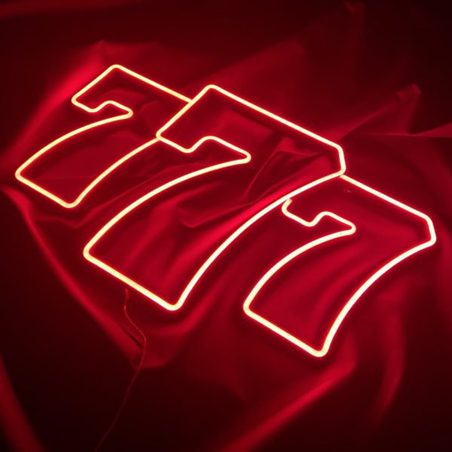 Triple Sevens Neon Sign - Luck and Style Combined - Etsy
