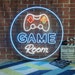 Game Room Neon Sign, Gaming Controller Light, Gamer Wall Decor, Arcade ...