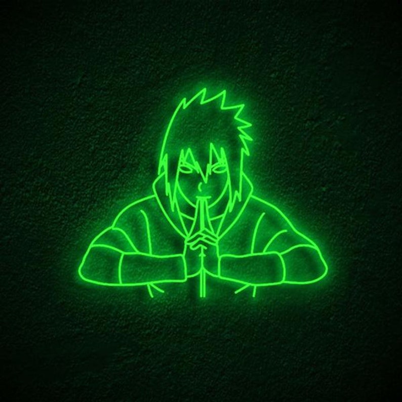 Sasuke Inspired LED Neon Sign - Illuminate Your Home With the Essence ...