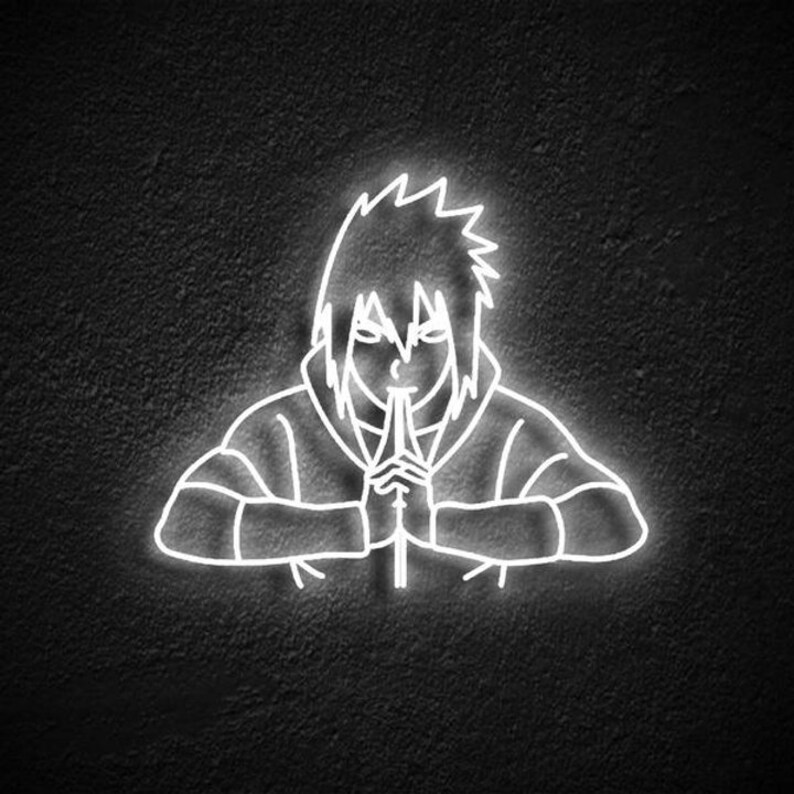 Sasuke Inspired LED Neon Sign - Illuminate Your Home With the Essence ...