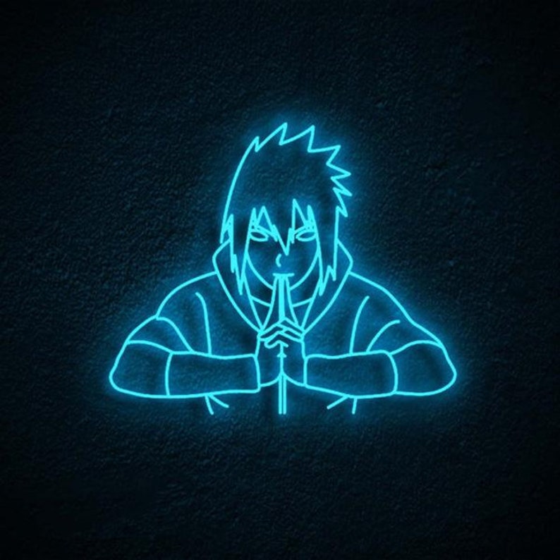 Sasuke Inspired LED Neon Sign - Illuminate Your Home With the Essence ...