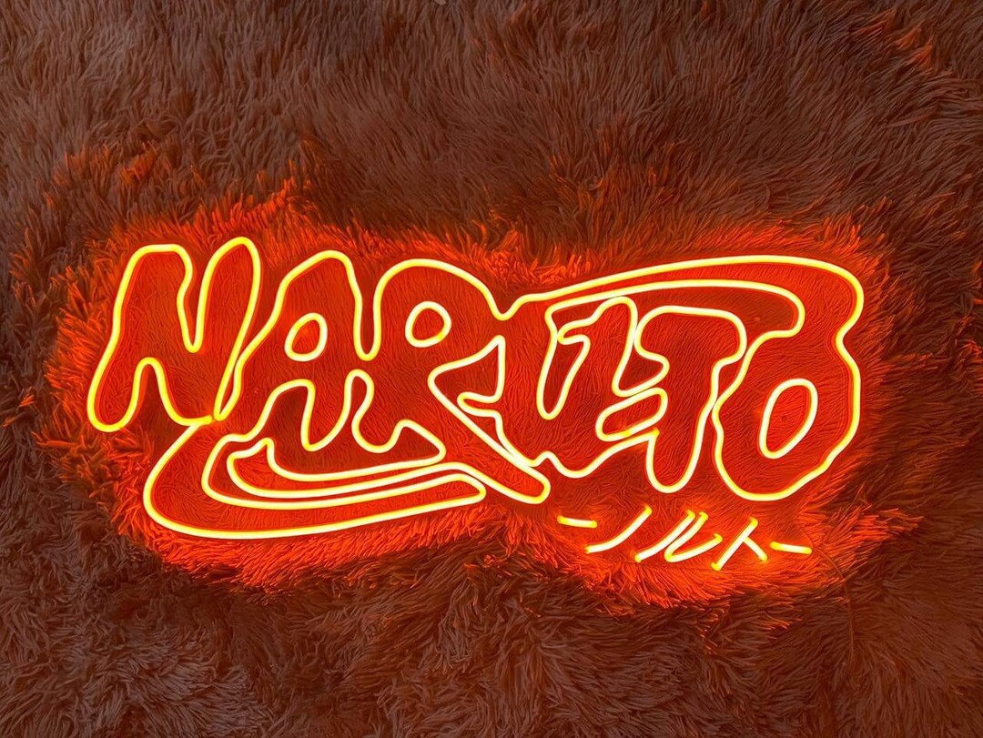 Ninja Saga Logo Neon Sign Electric LED Light for Anime Fanatics and ...